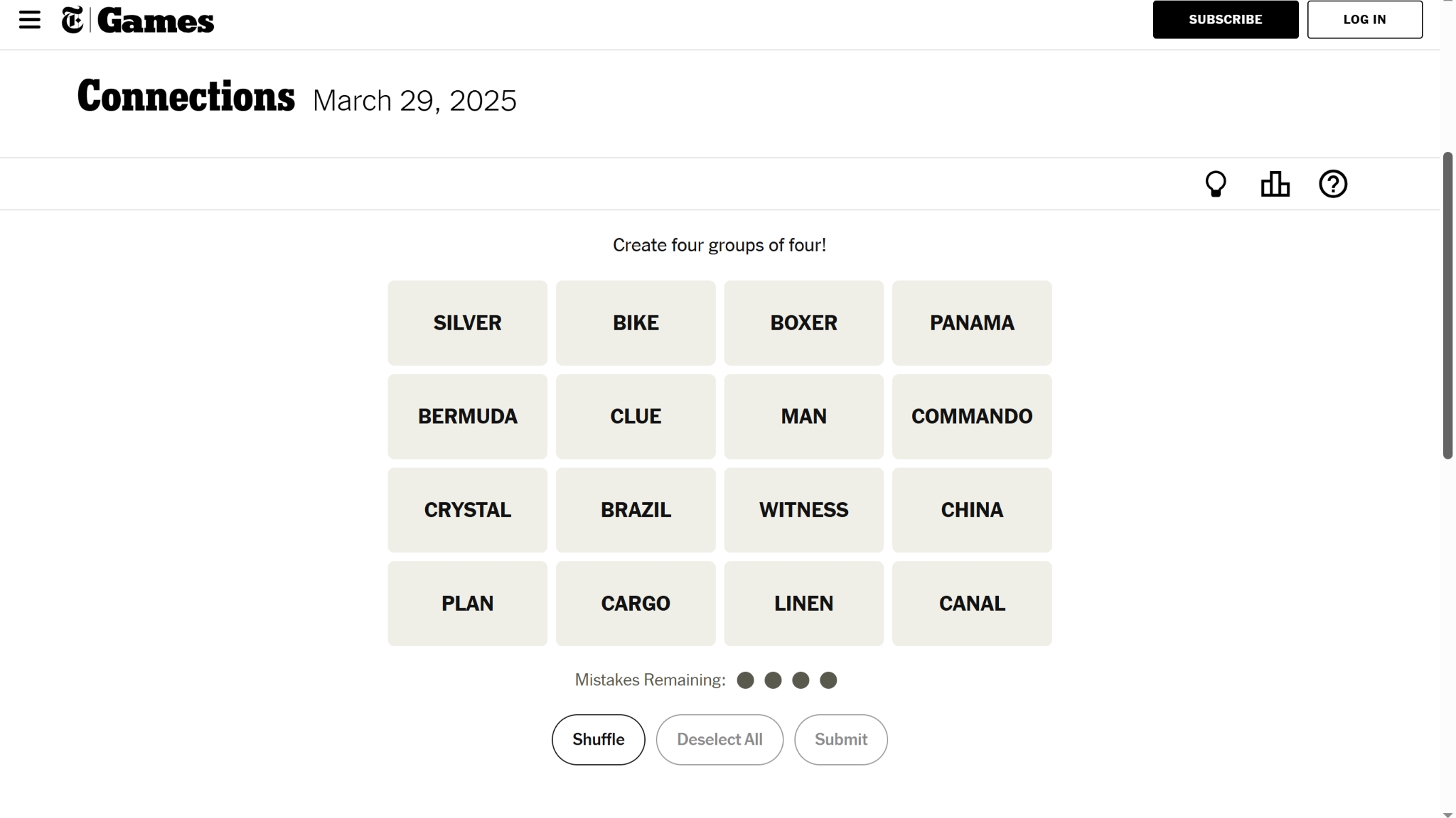 New York Times Connections Answers for March 29th - ComicBook.com
