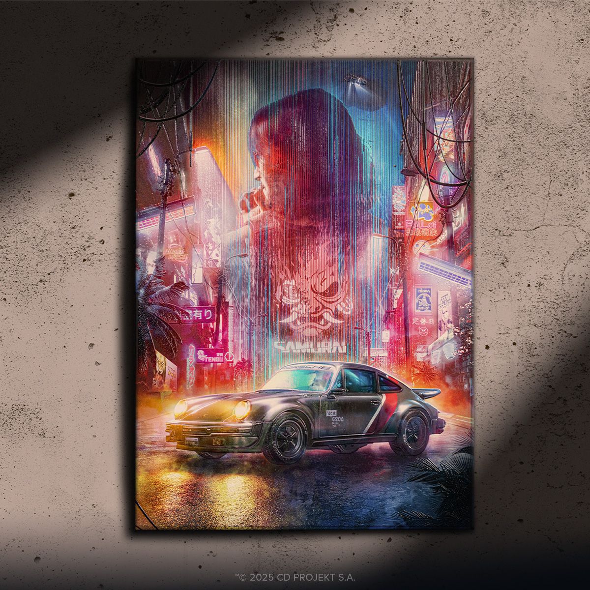 Cyberpunk 2077's Johnny Silverhand Porsche Displate is Limited and ...