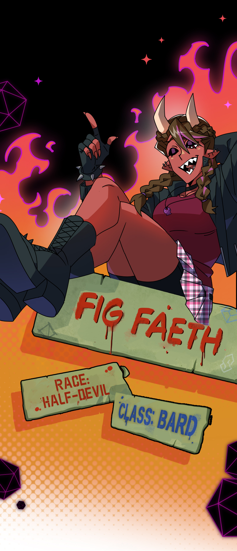 Webtoon Hypes Dimension 20's New Series With Fantasy High Promo ...