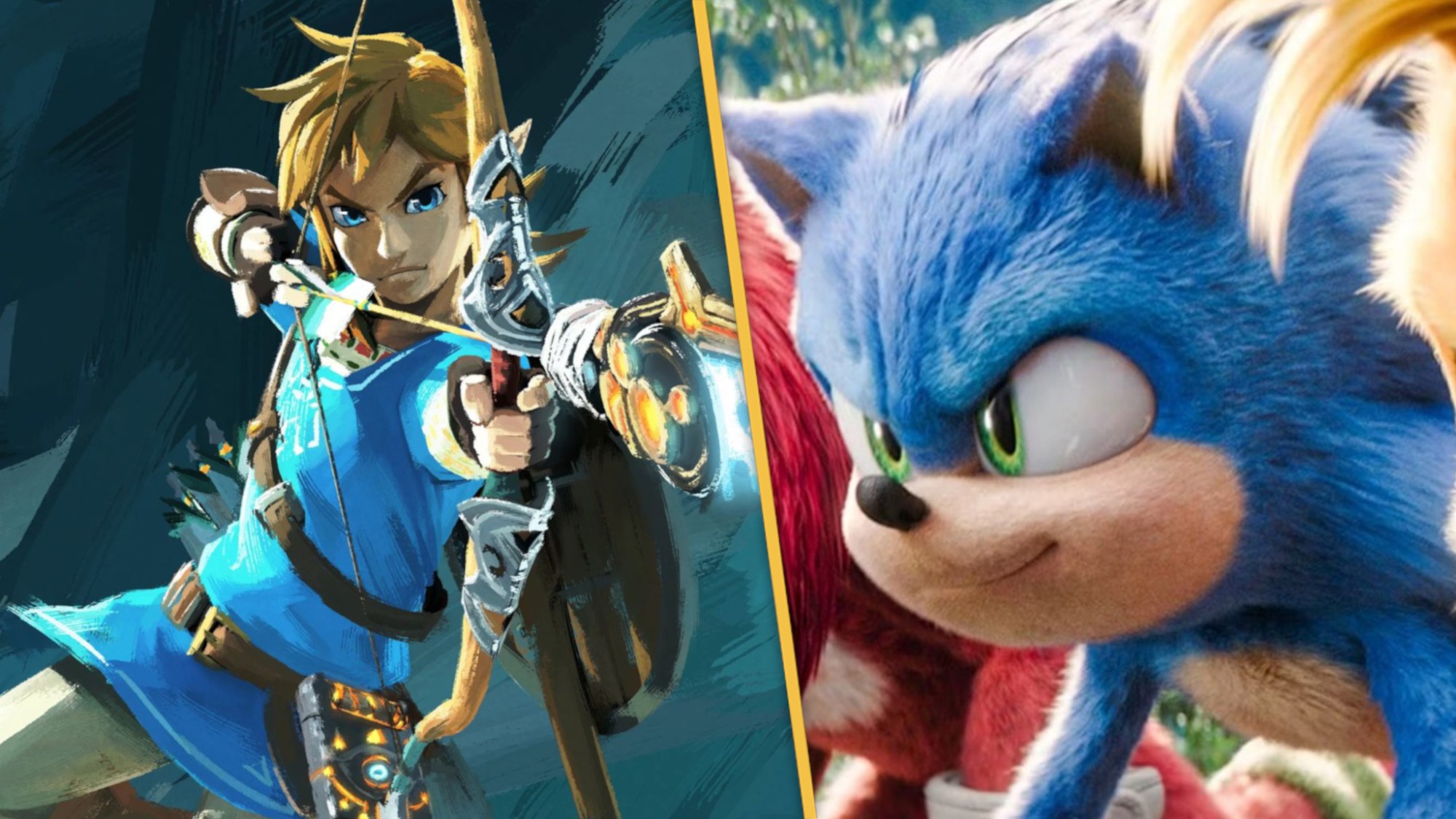 Link And Sonic