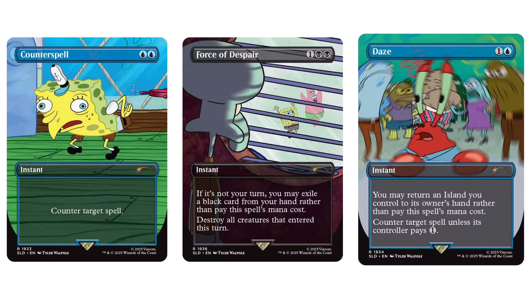 Magic: The Gathering Fans Furious About New Secret Lair Spongebob Cards