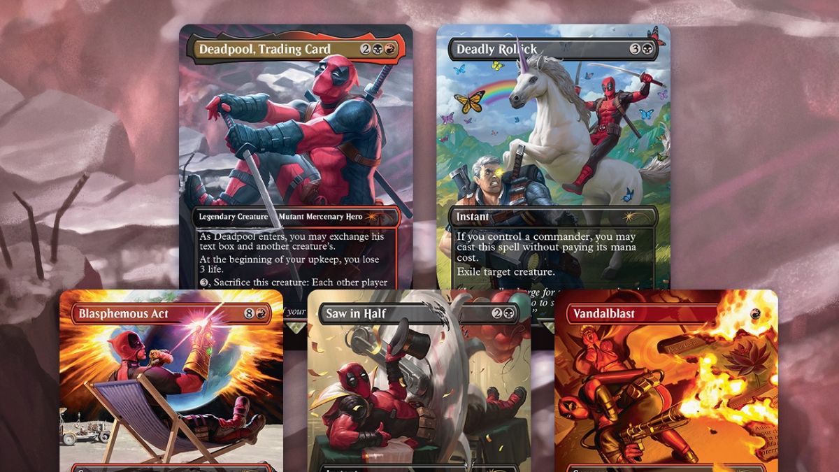Magic The Gathering Deadpool Secret Lair Cards Are Not An April Pool's ...