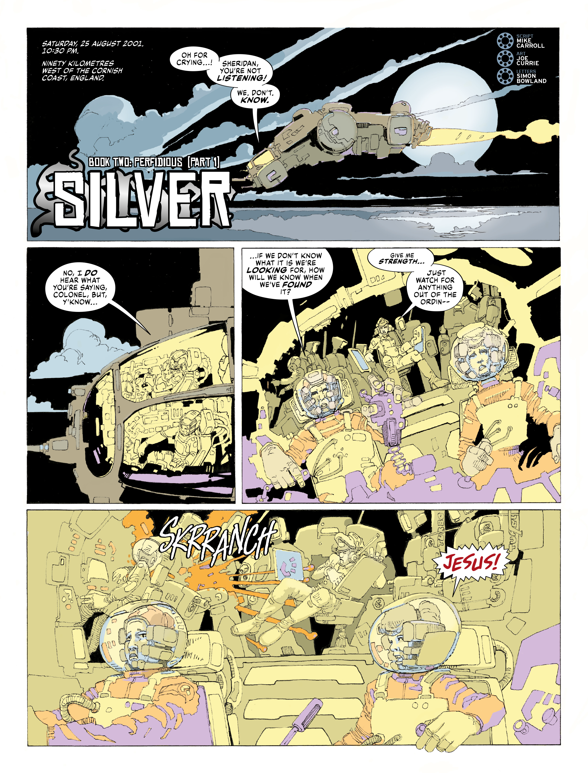 Silver, 2000 AD's Fierce Post-Apocalyptic Vampire Vs. Aliens Saga ...