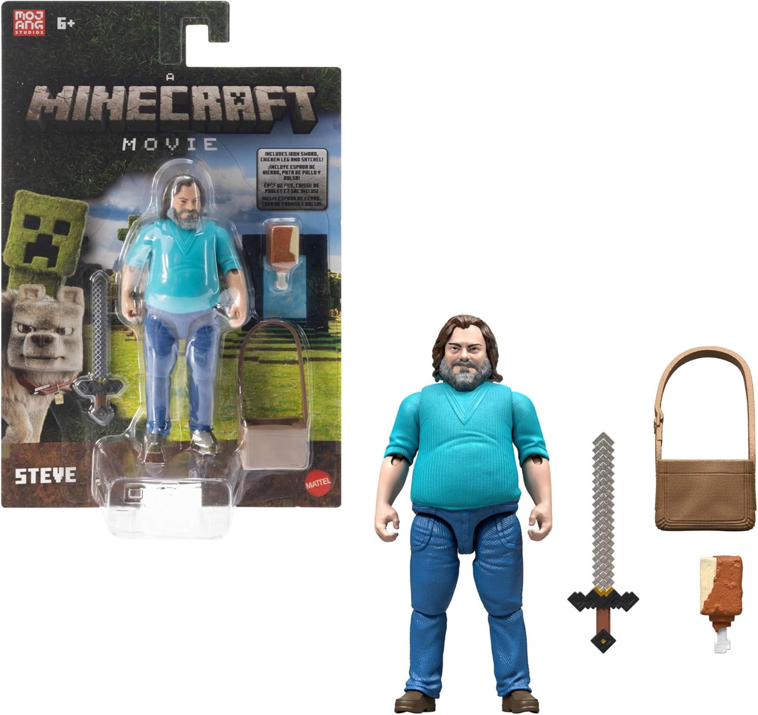 Here's Where To Get The Minecraft Movie Jack Black Action Figure ...