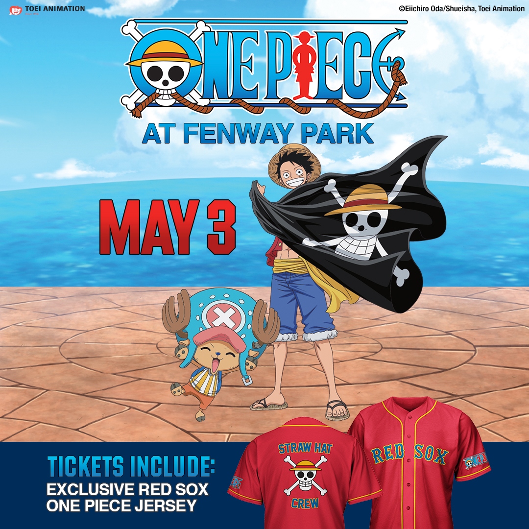 One Piece's Luffy to Throw First Pitch at Fenway Park for Boston Red ...