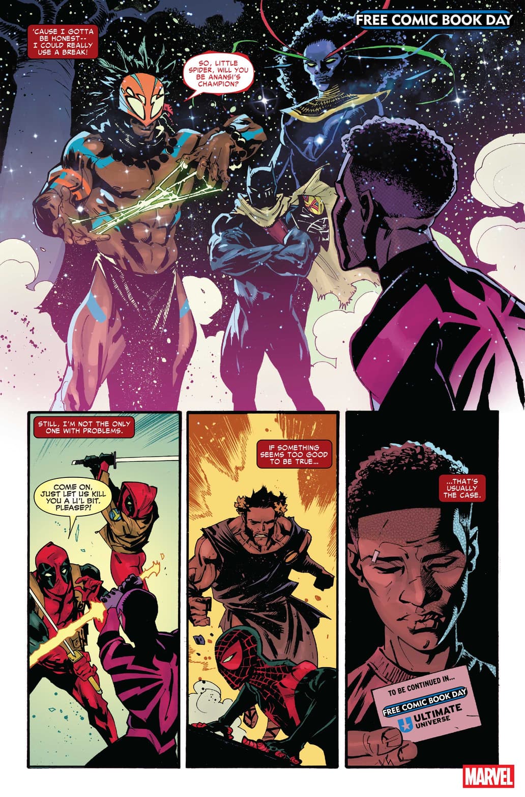 Ultimate Spider-Man: Marvel Previews Miles Morales Crossover With the New Ultimate Universe ...