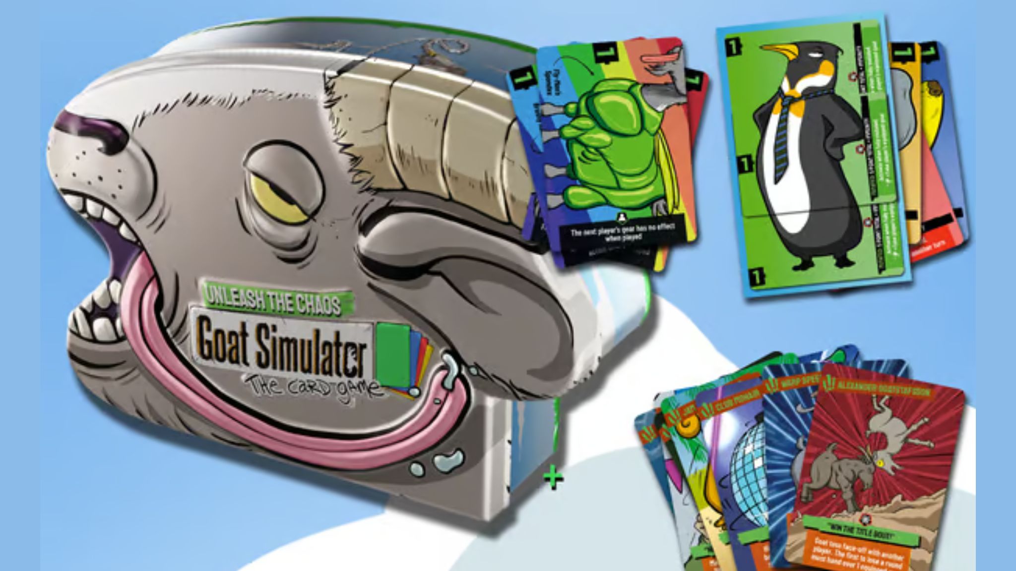 Goat Simulator Card Game Fully Funded on Kickstarter in No Time