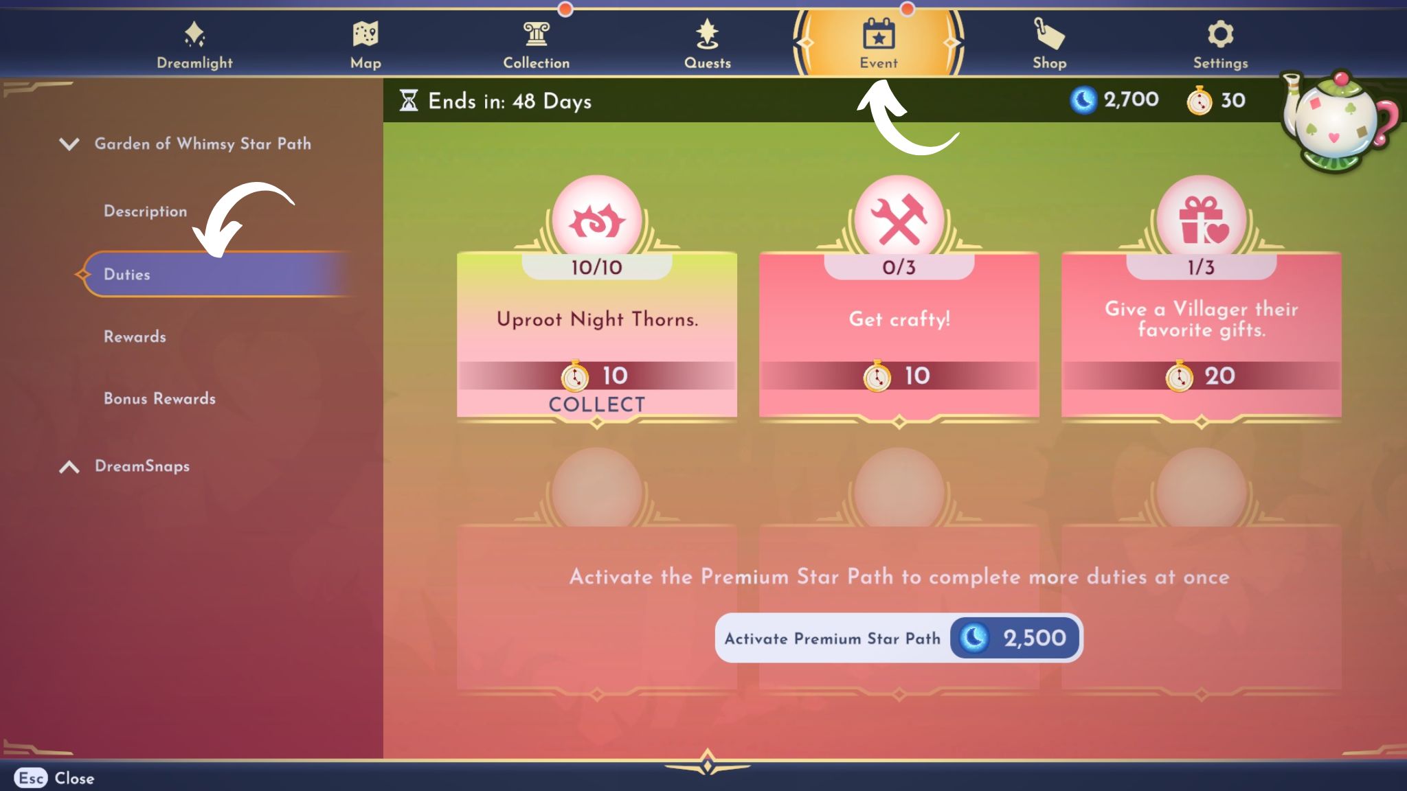 Disney Dreamlight Valley Garden of Whimsy Star Path Guide: All Tasks & How to Complete Them
