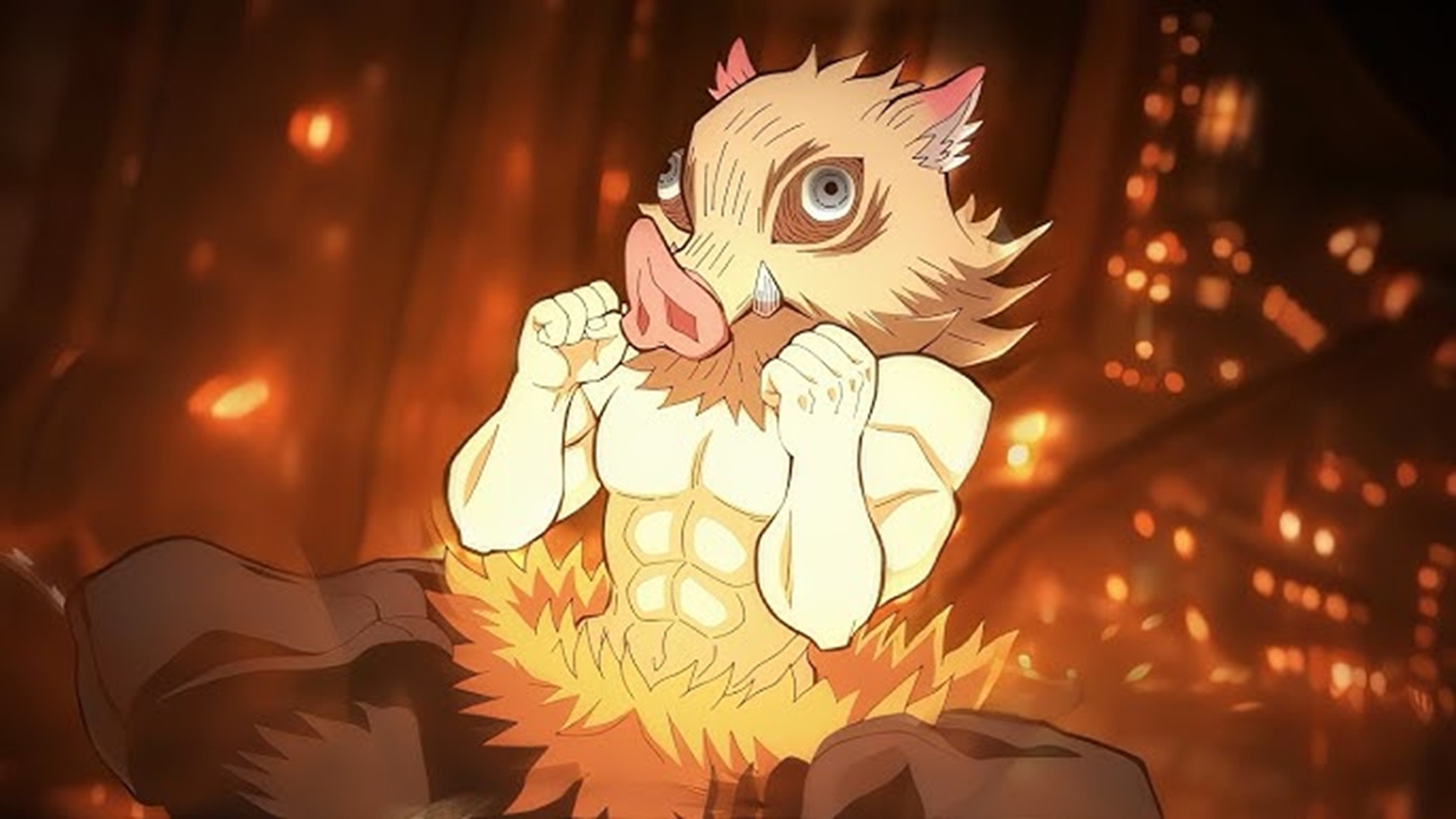 Demon Slayer Brings in Inosuke to Lead the Infinity Castle Promo Charge ...