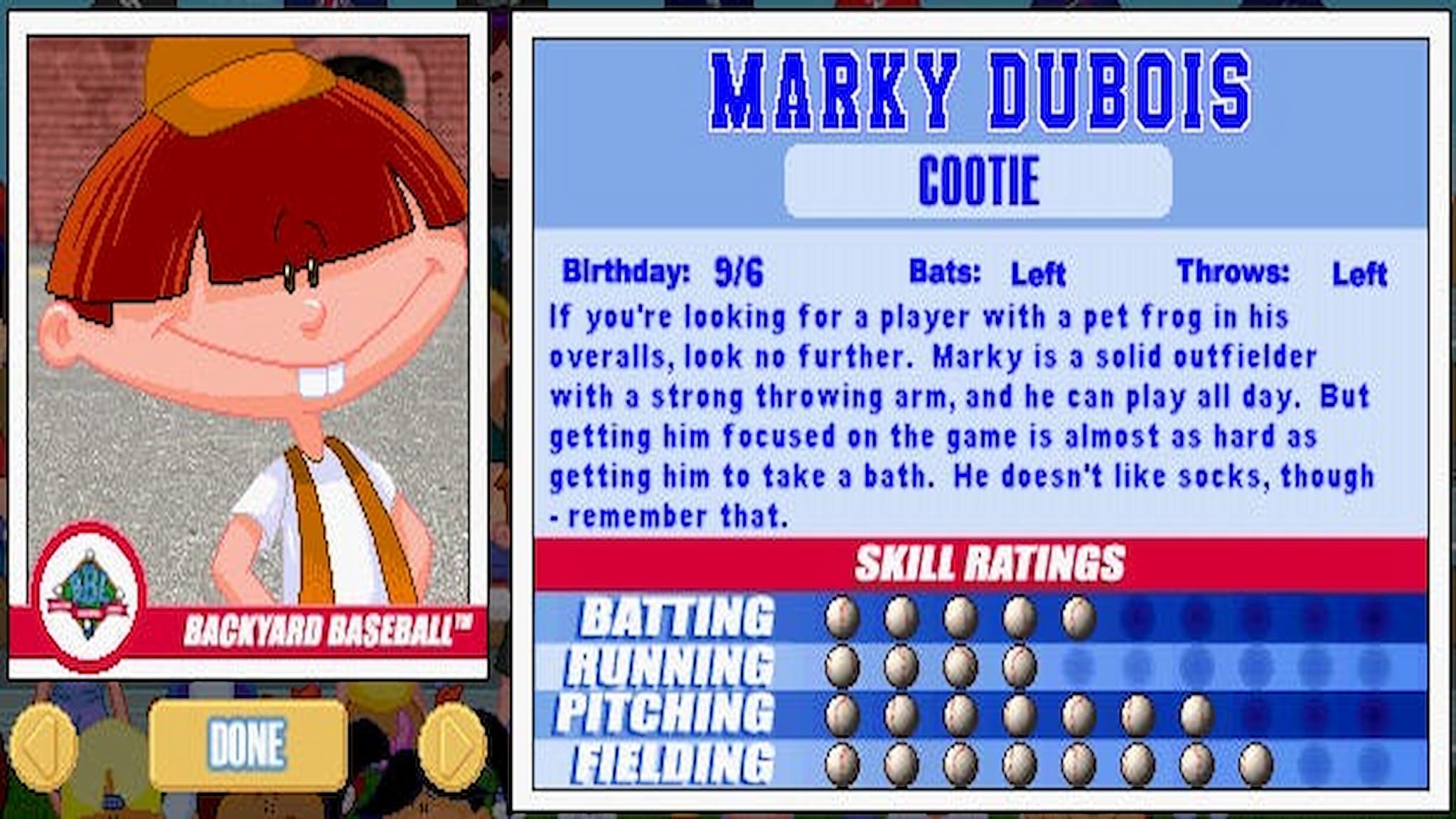 Ranking the Backyard Sports Kids