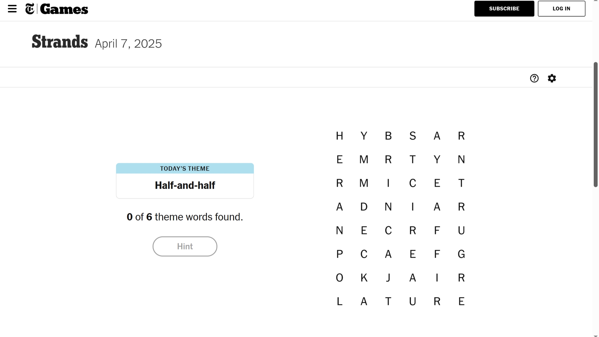 New York Times Strands Answers for April 7th - ComicBook.com