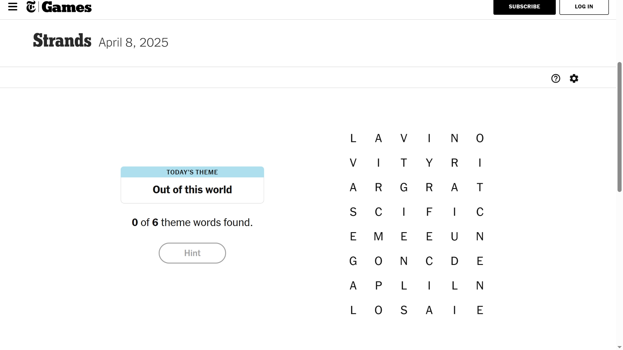 New York Times Strands Answers for April 8th - ComicBook.com