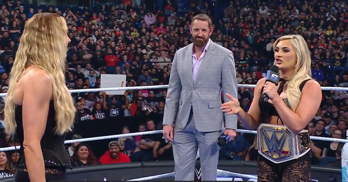 WWE's Tiffany Stratton and Charlotte Flair Get Spicy in Off the Rails ...