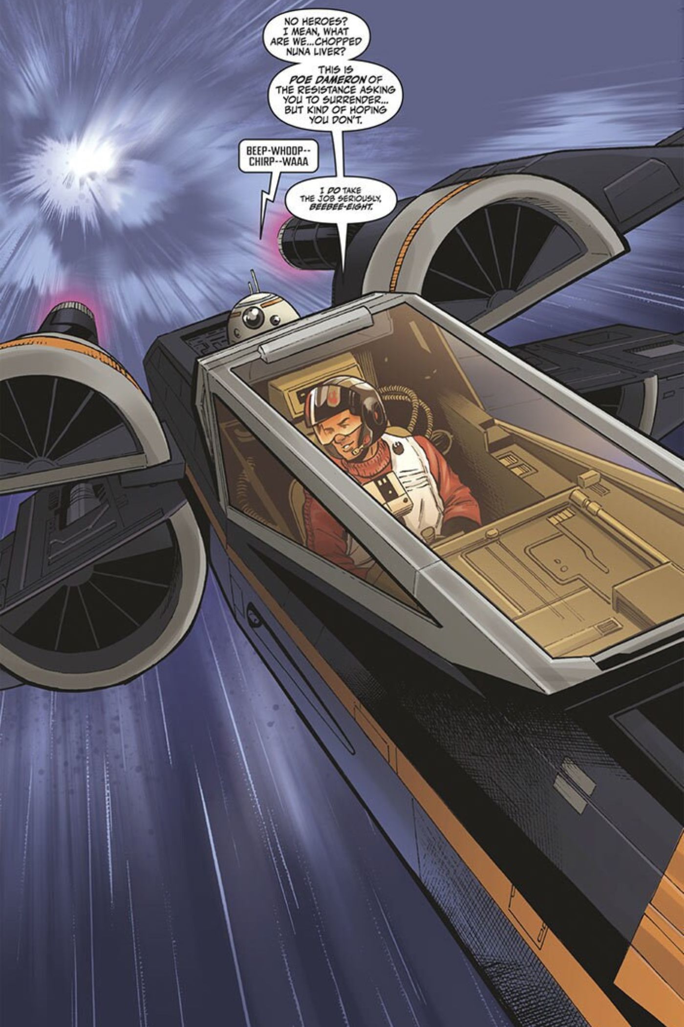 Star Wars Reveals First Look at Poe Dameron’s Return in Force Awakens ...
