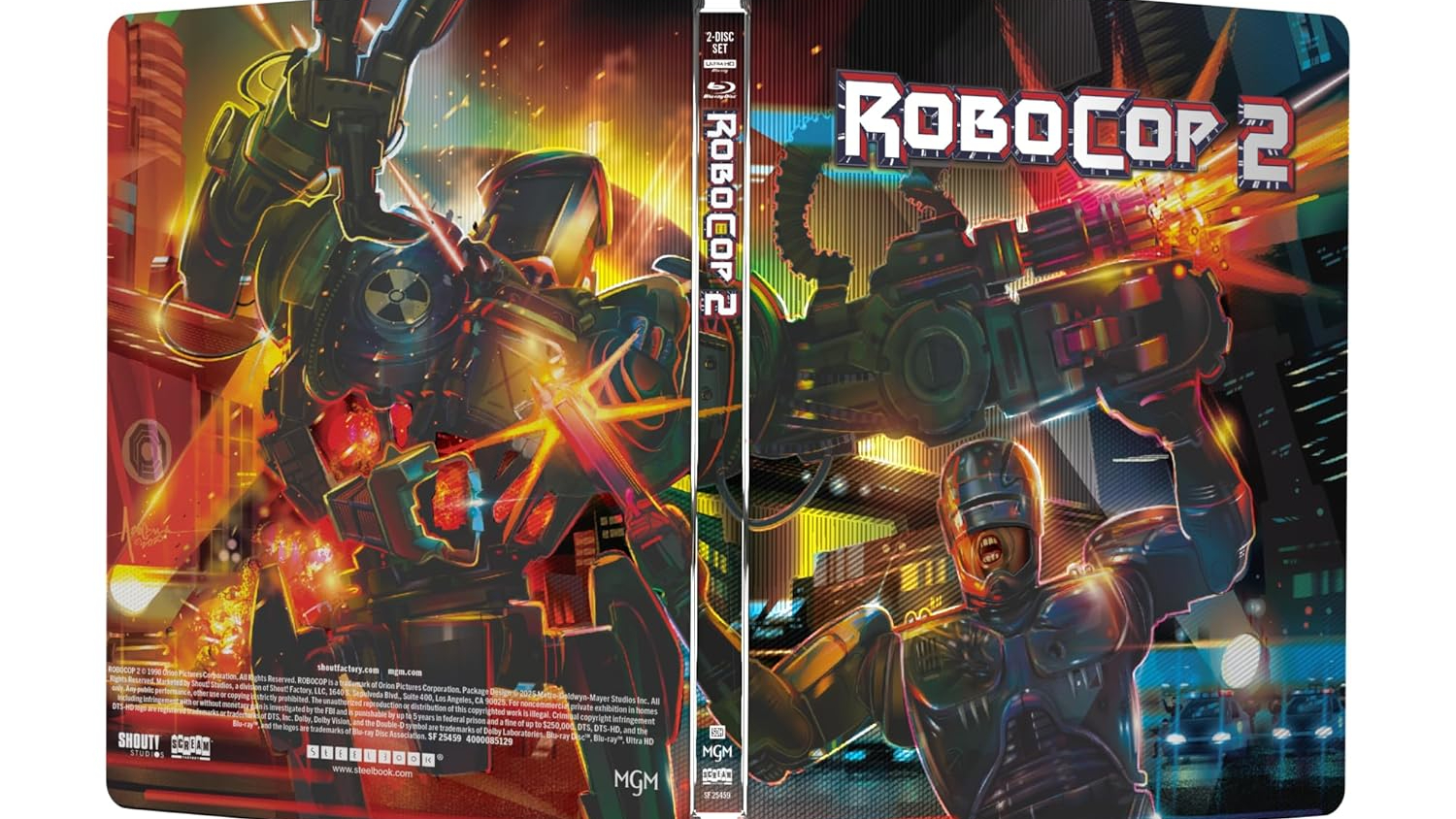 RoboCop 2 Gets a Limited Edition Exclusive 4K Blu-ray Steelbook ...