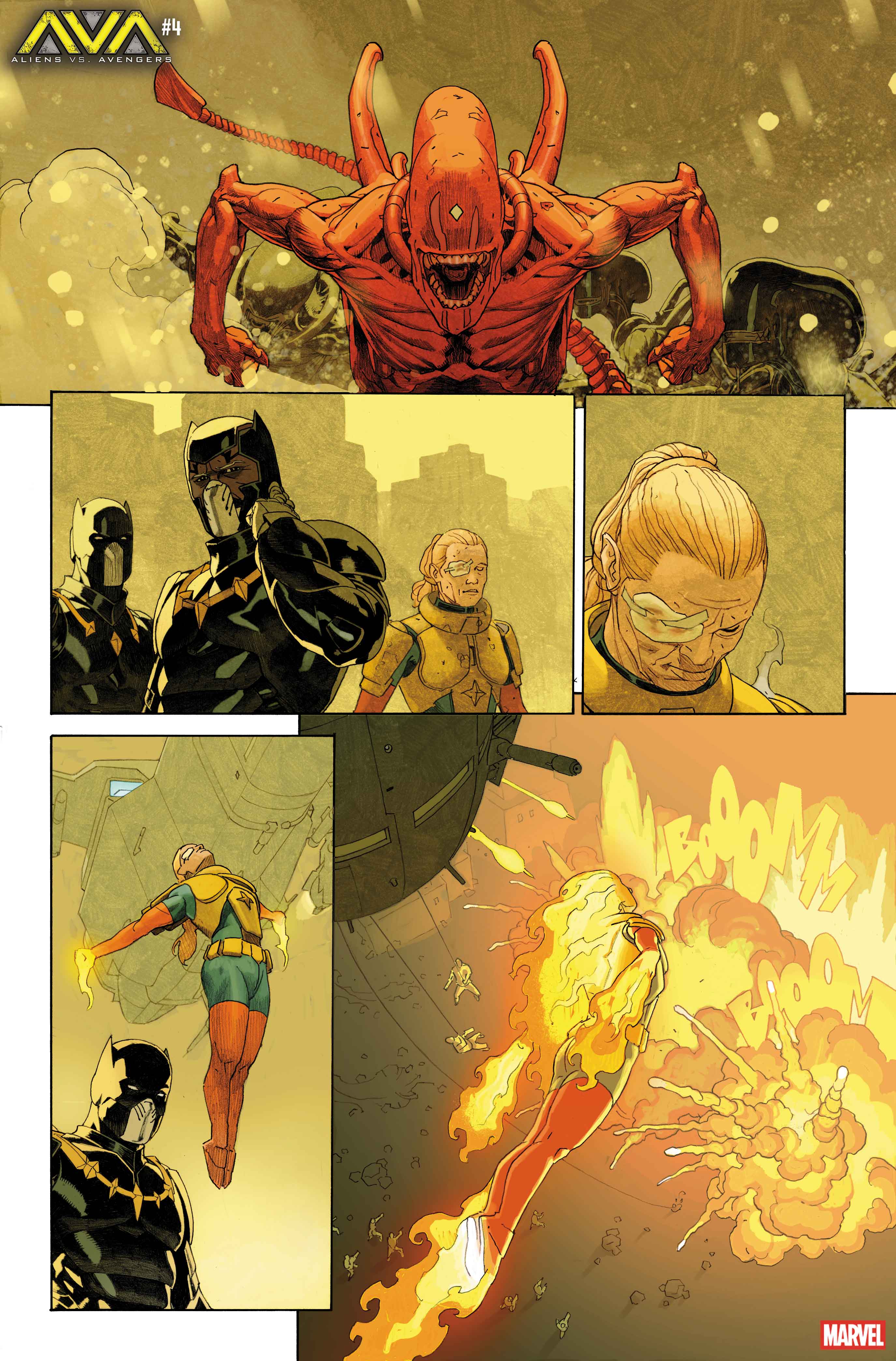 Marvel Teases Finale of the Avengers' War Against Aliens - ComicBook.com