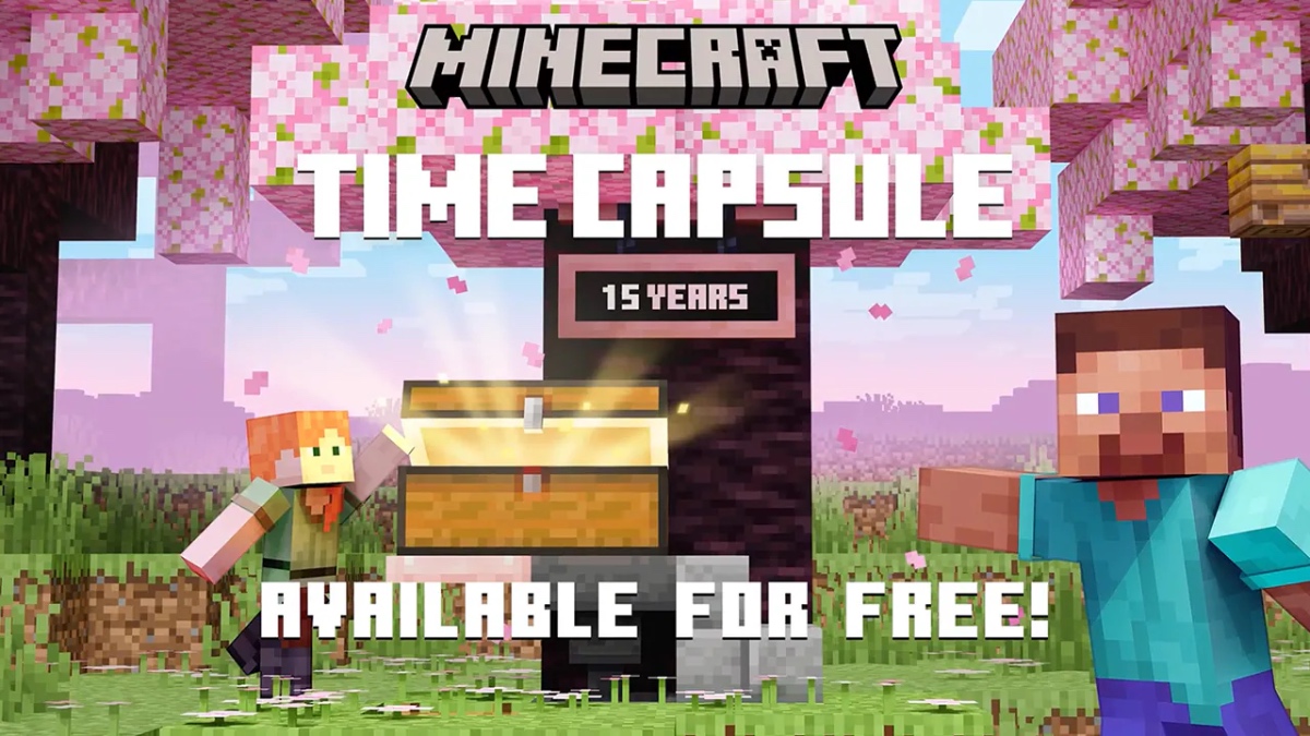 Minecraft Reveals Free Time Capsule Add-On for the Game's Anniversary ...