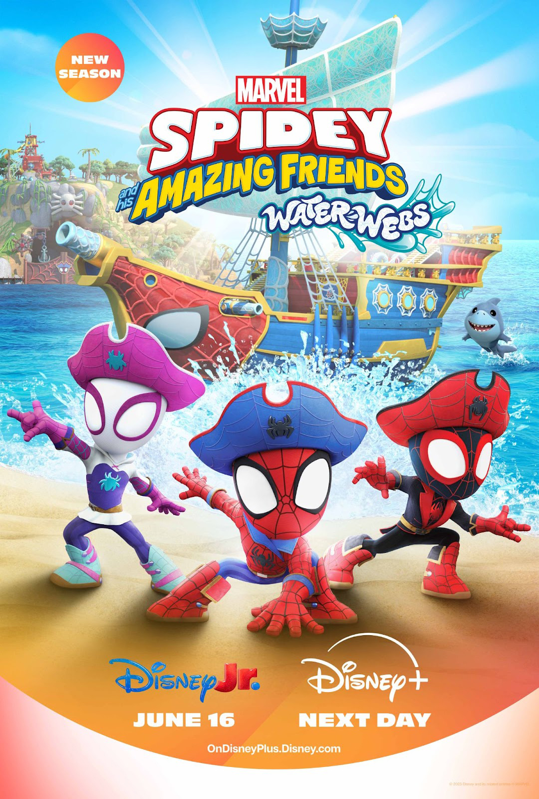 Marvel's Spidey and his Amazing Friends Reveals Season 4 Premiere and Jeff the Shark's Debut ...
