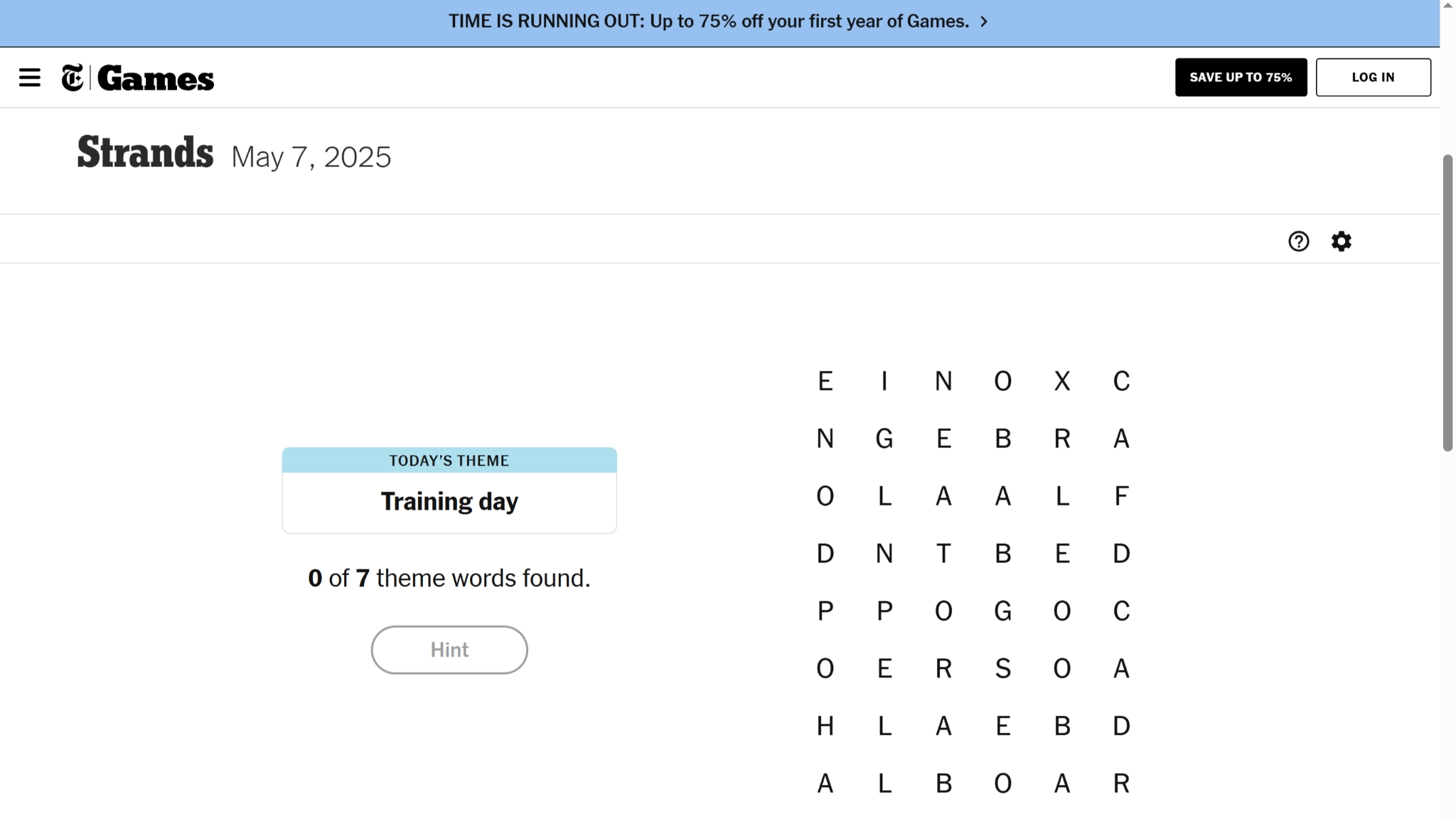 New York Times Strands Answers for May 7th - ComicBook.com