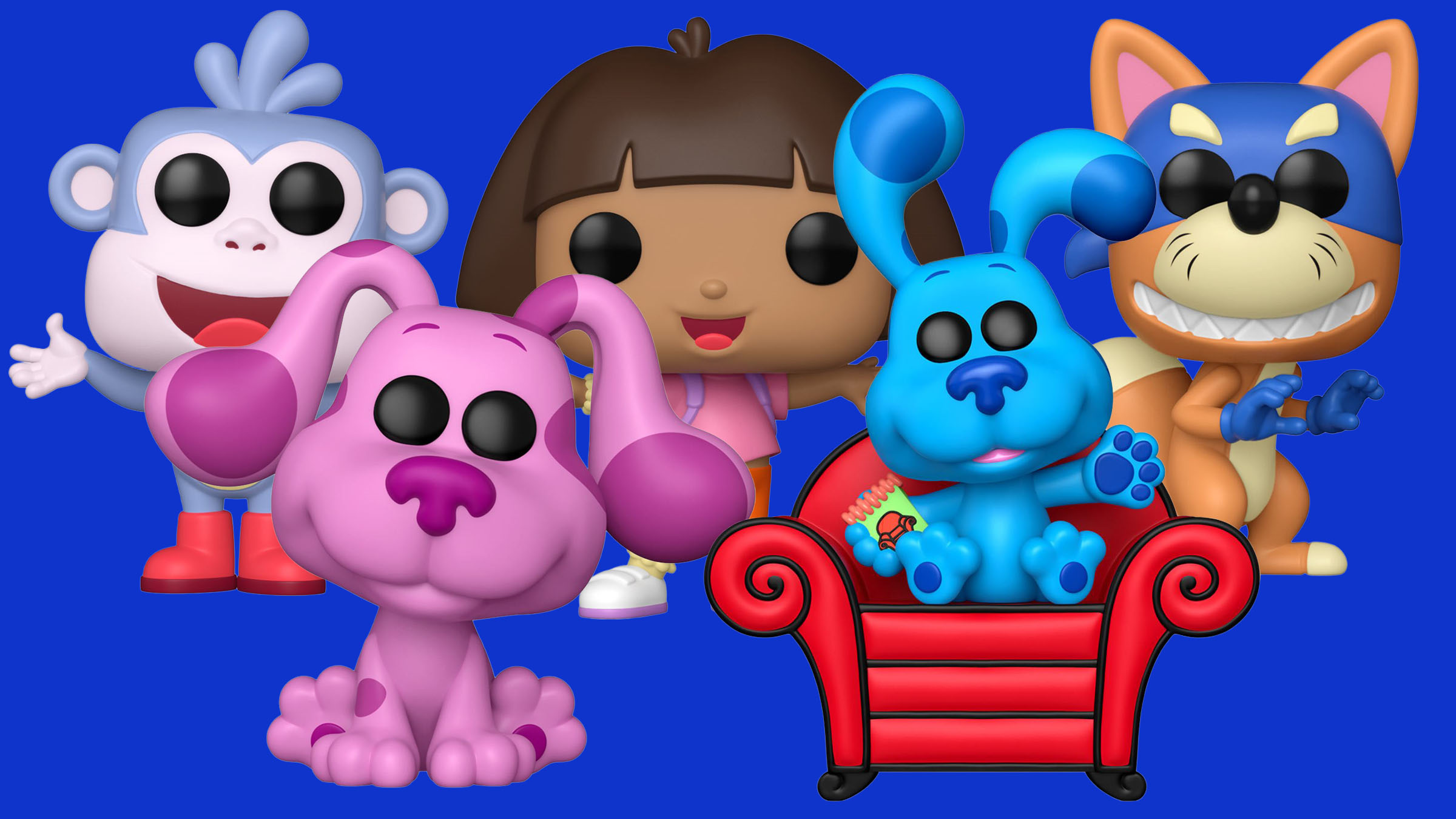 Funko Gets Nostalgic With New Blues Clues and Dora the Explorer Pops ...