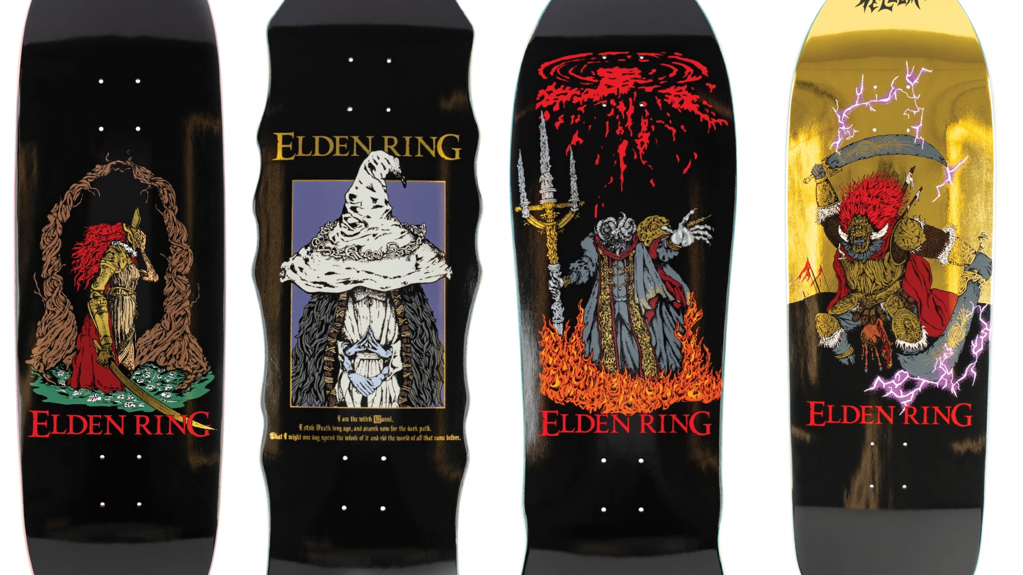 Elden Ring Skateboards by Welcome Skateboards Revealed
