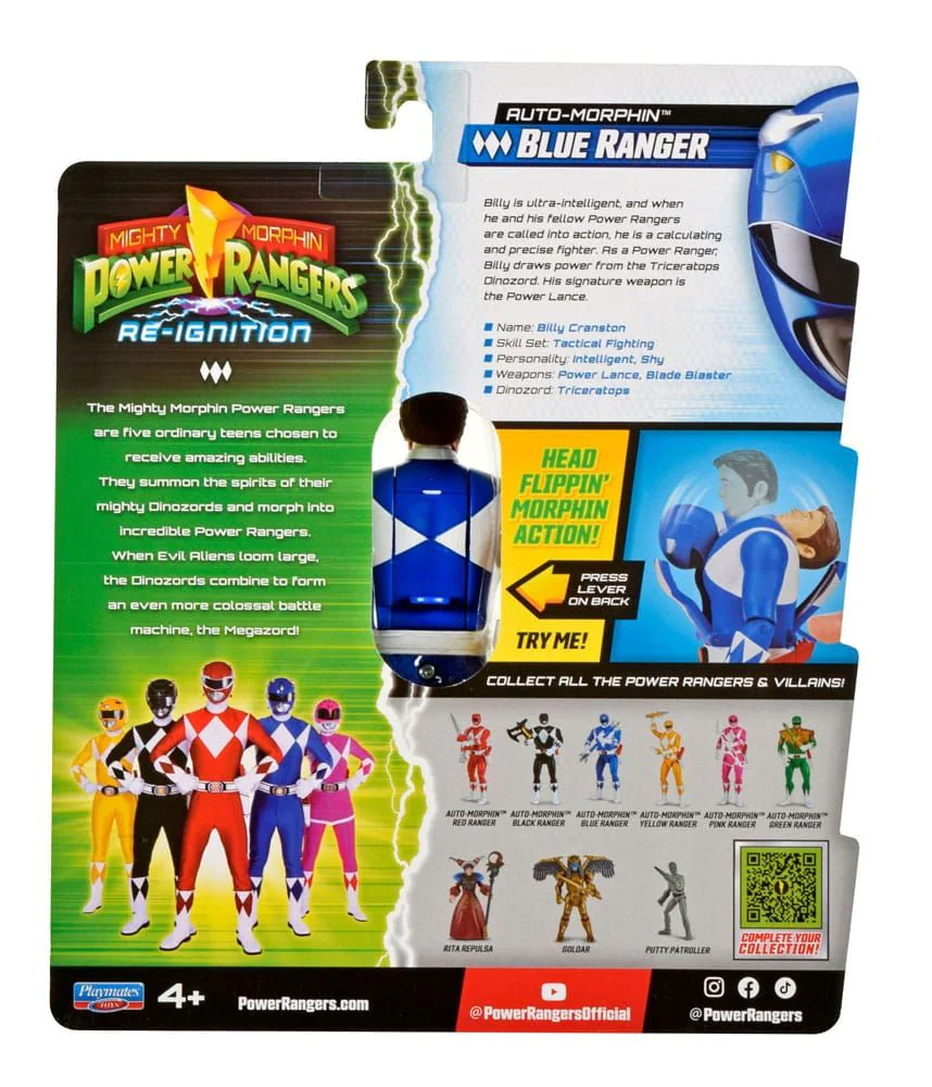 Playmates Toys First Mighty Morphin Power Rangers Figures Are Up For ...