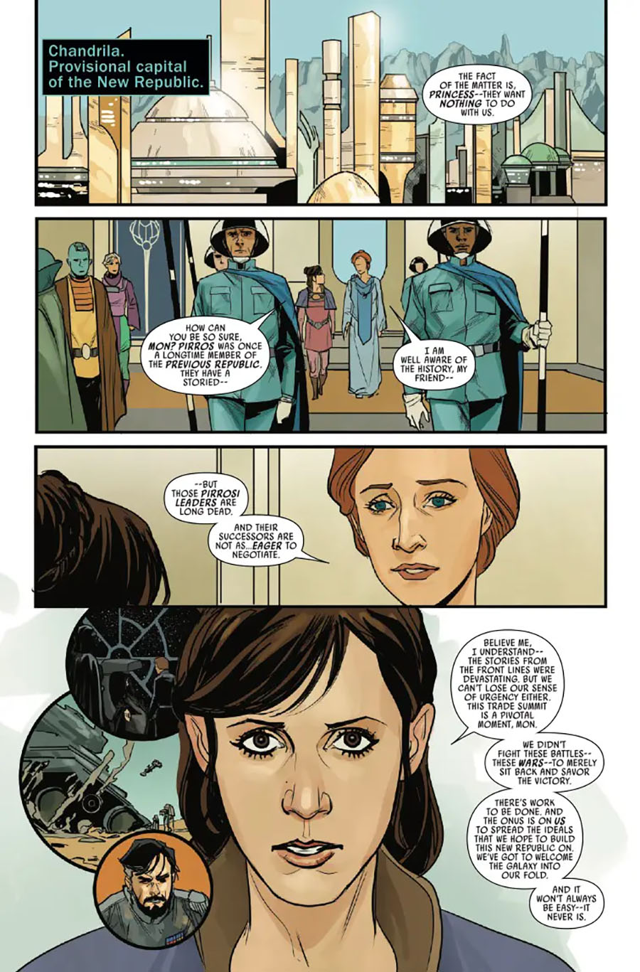 Star Wars’ New Original Trilogy Sequel Preview Reunites Leia & Mon Mothma