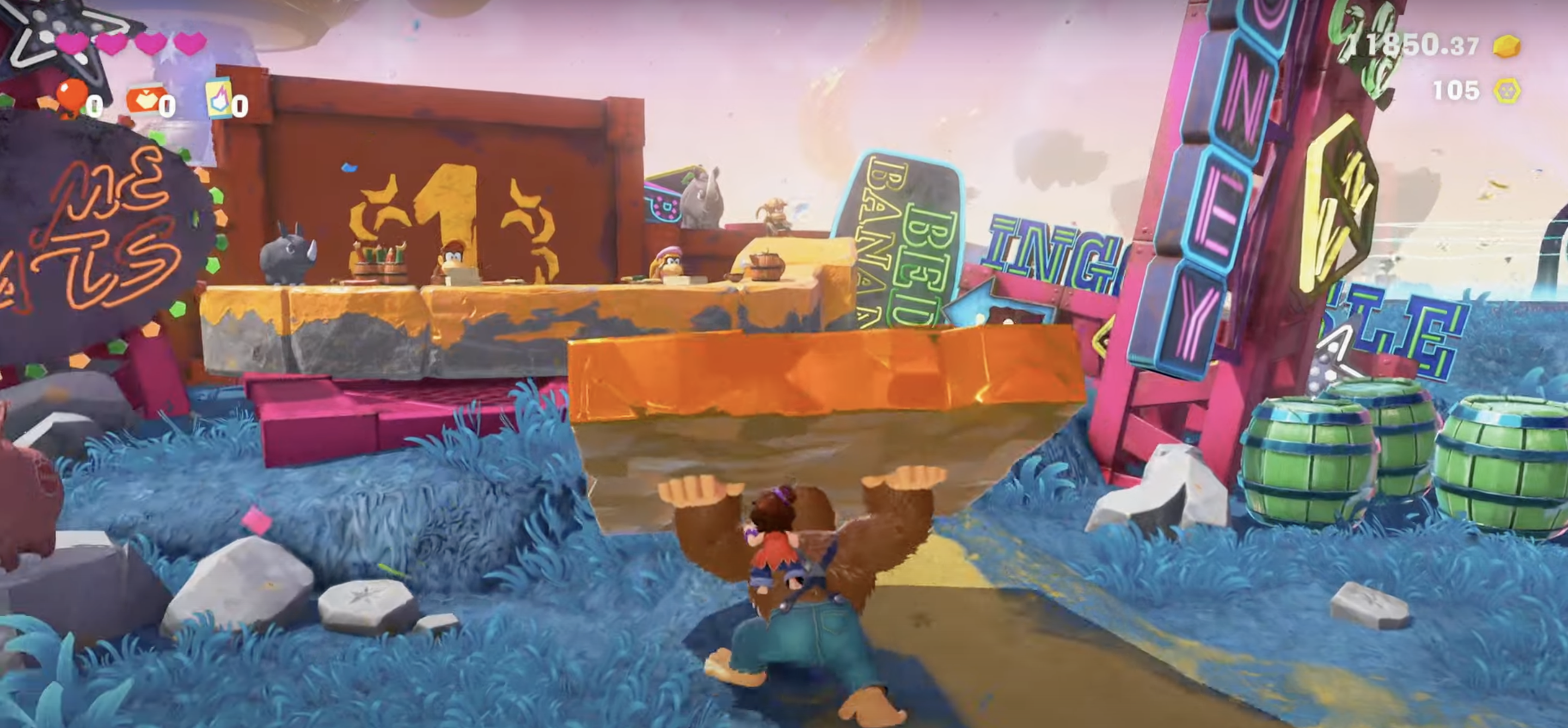 Donkey Kong Bananza Reveals First Look at Diddy and Dixie Kong ...