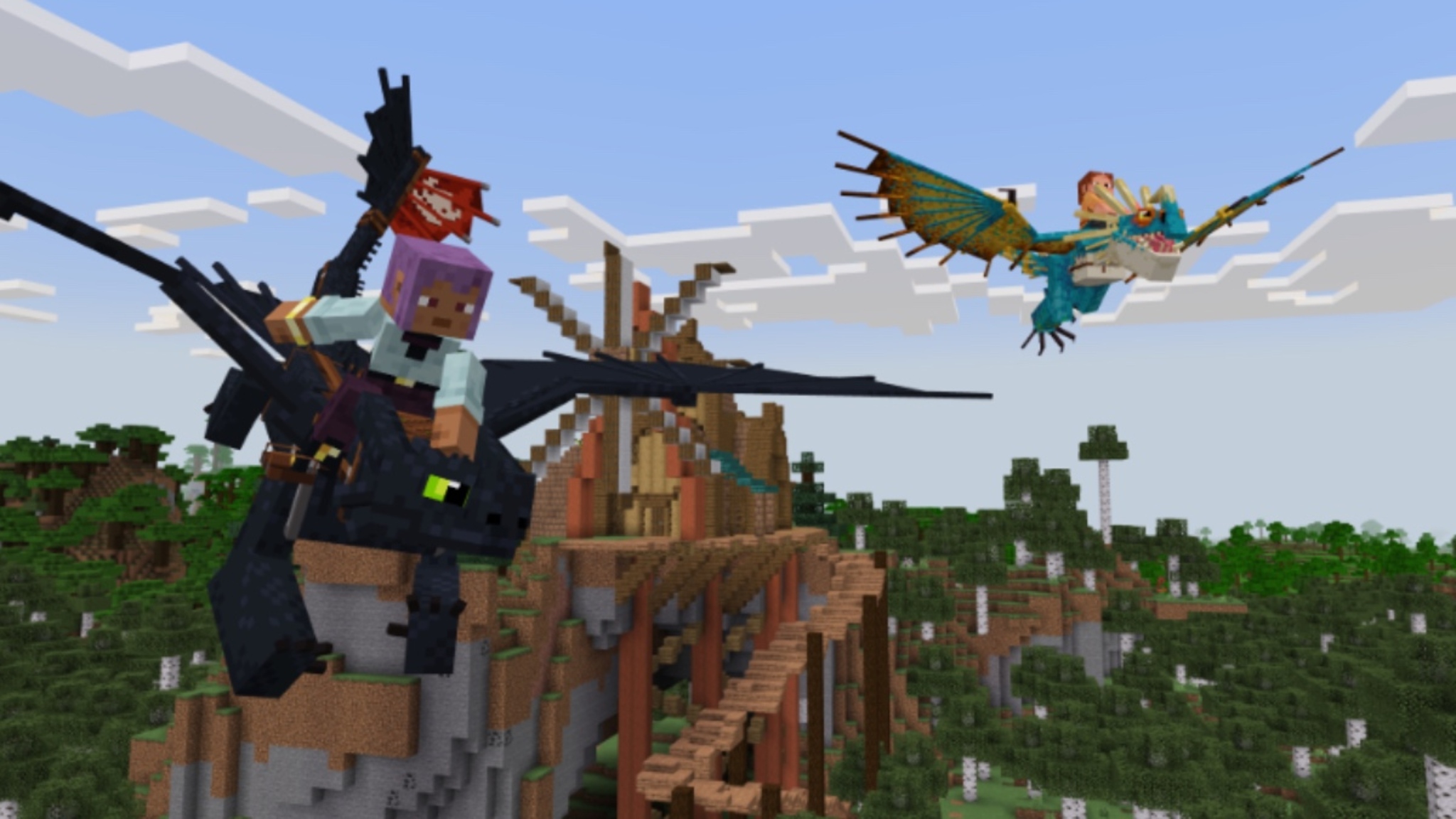 Minecraft Releases New How to Train Your Dragon Content - ComicBook.com