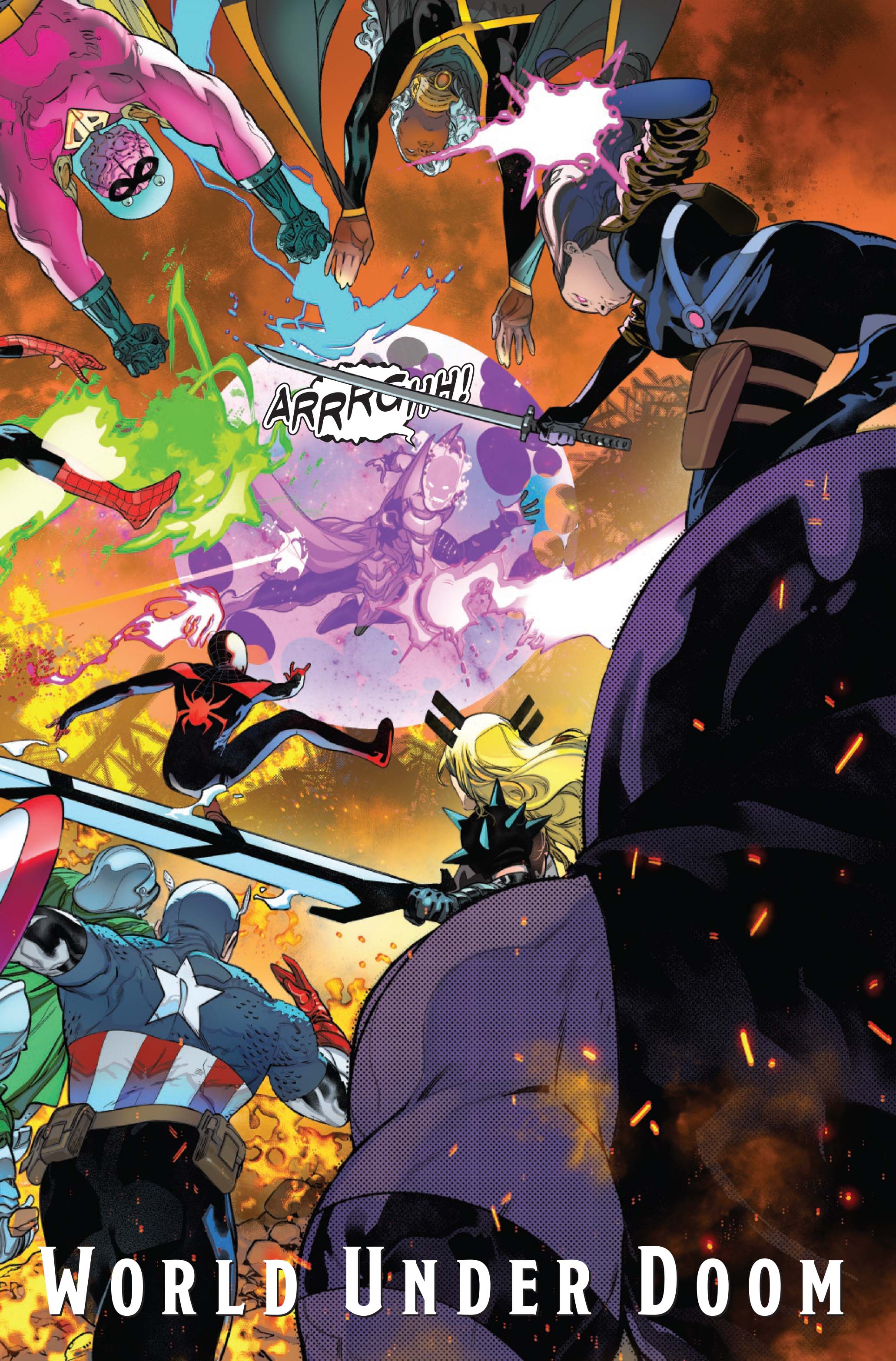 Doctor Doom Leads the Avengers, Fantastic Four and X-Men Against a ...