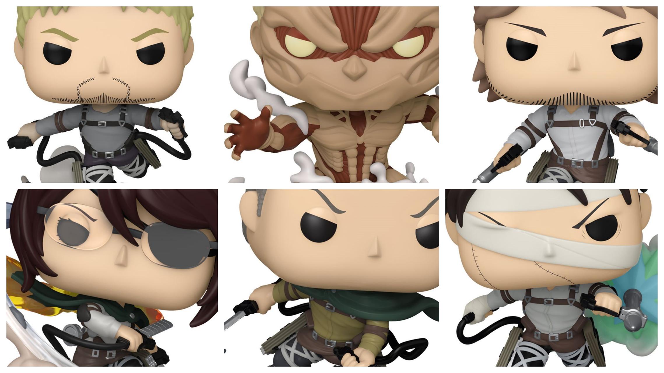New Attack on Titan Funko Pop Drop Includes a Jumbo Armored Titan ...