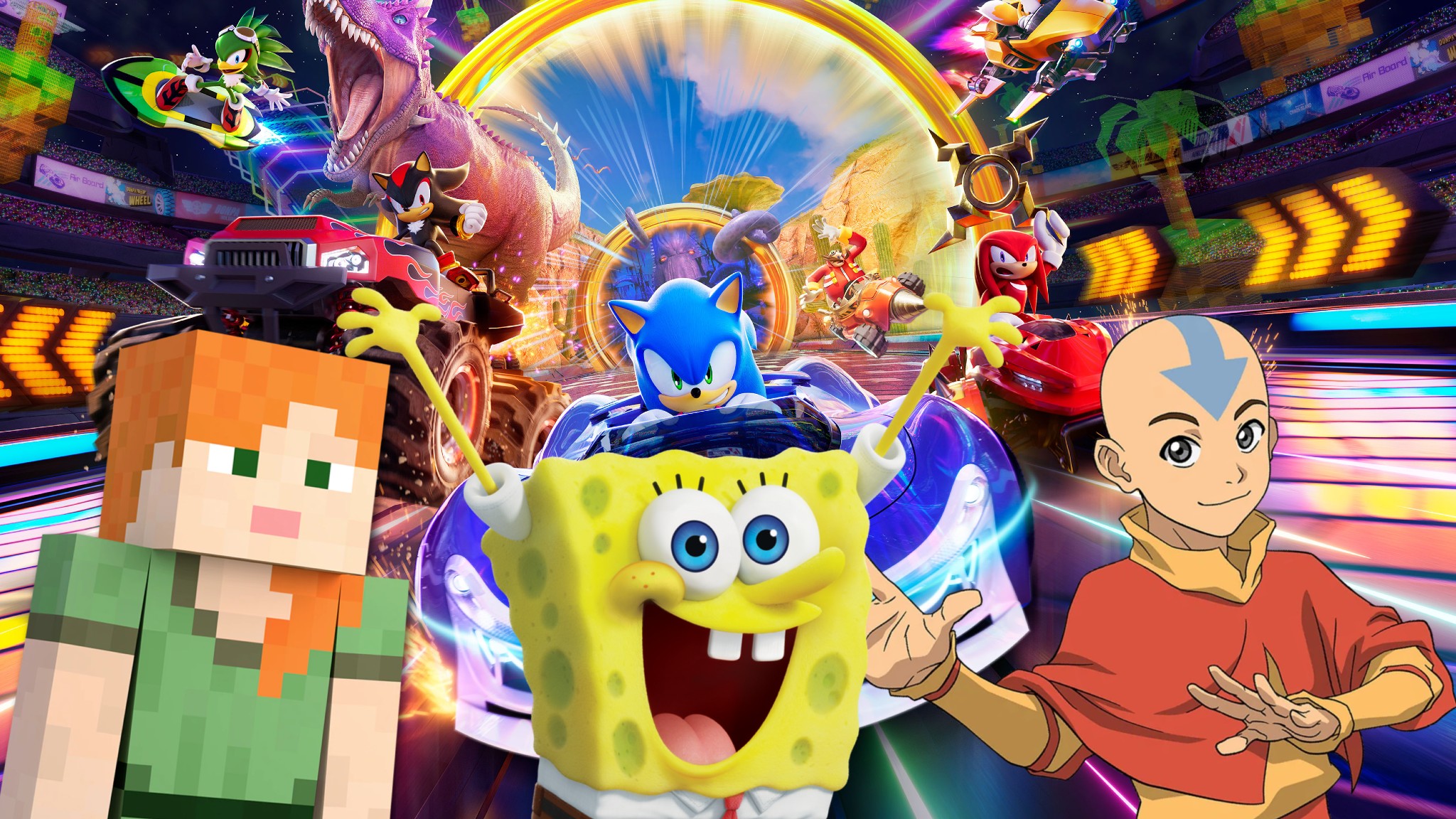 Sonic Racing Crossworlds Leak Reveals Minecraft, Avatar: The Last ...