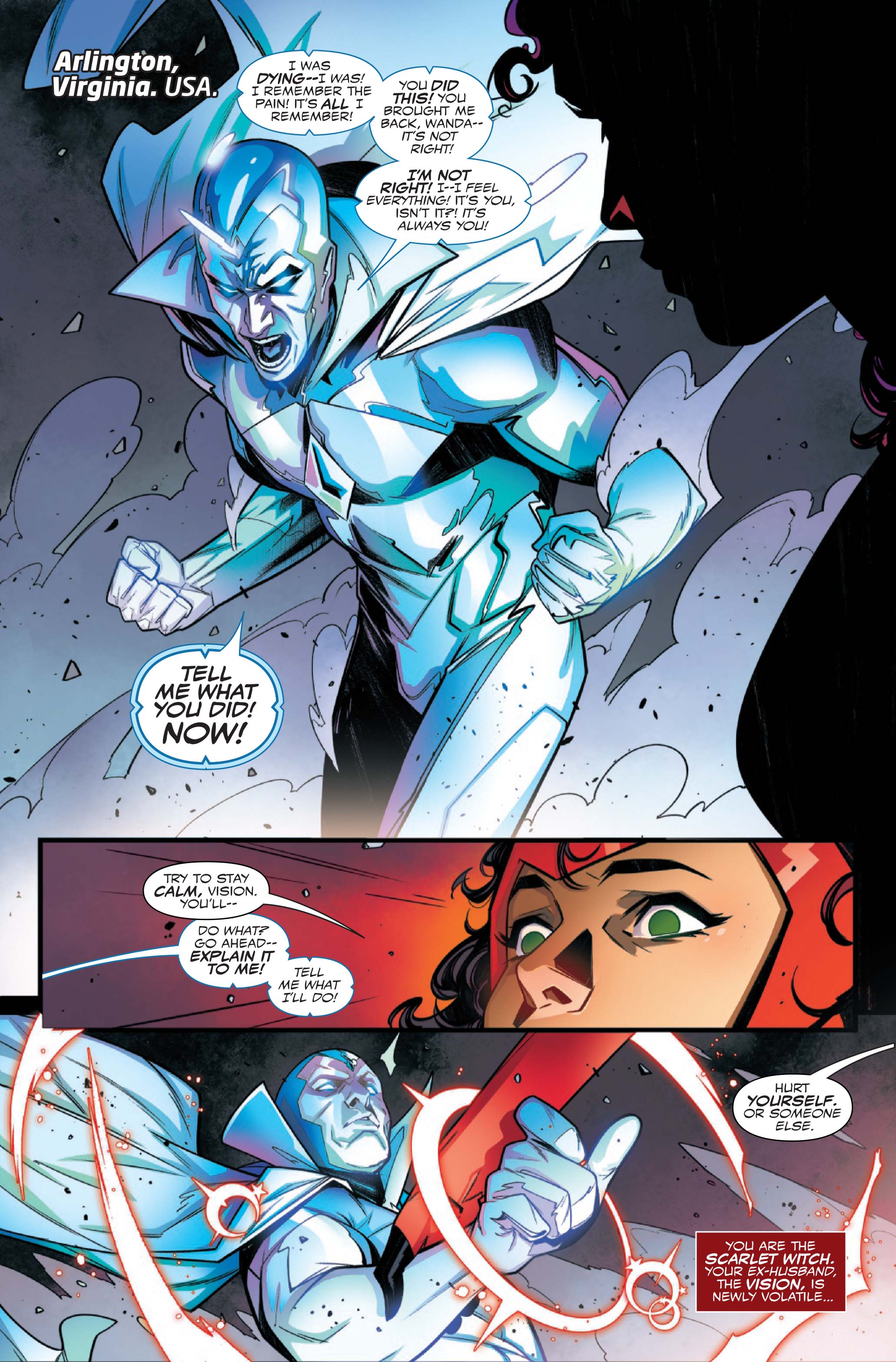 Marvel Reveals Fallout of Scarlet Witch's Transformation to Vision - ComicBook.com