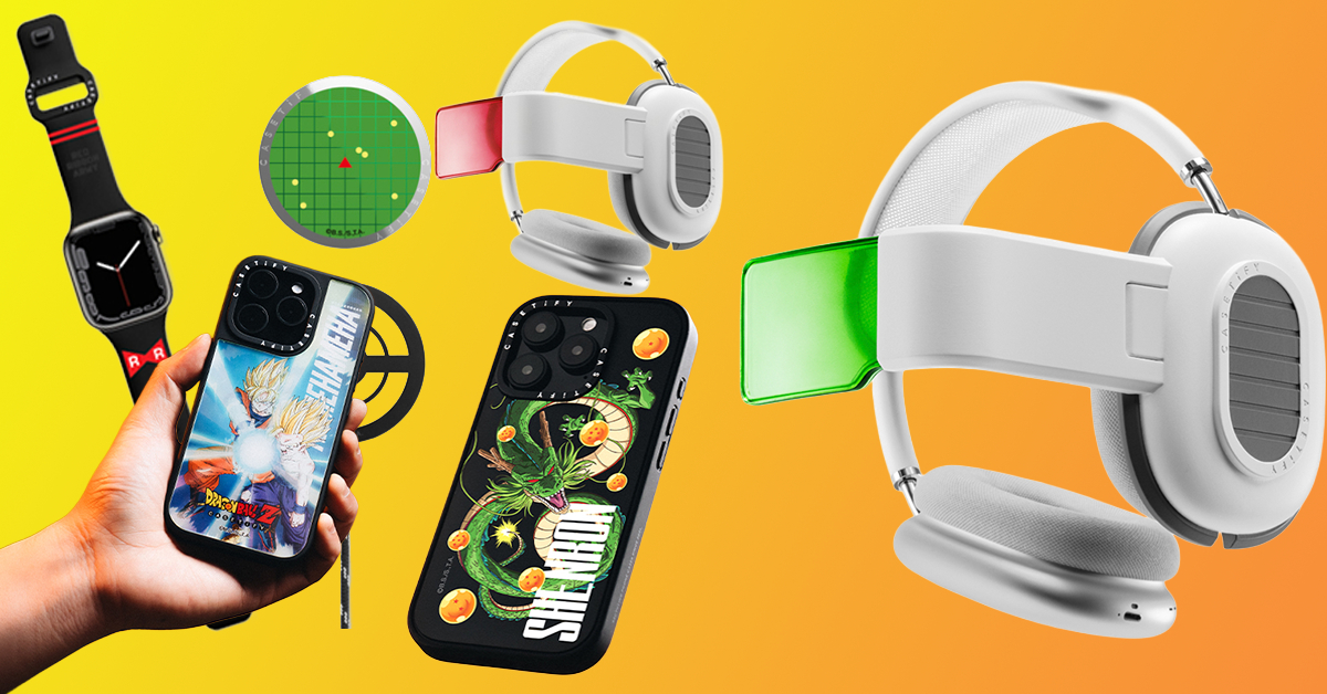 New Dragon Ball Z CASETiFY Collection Includes The Scouter AirPods Max ...