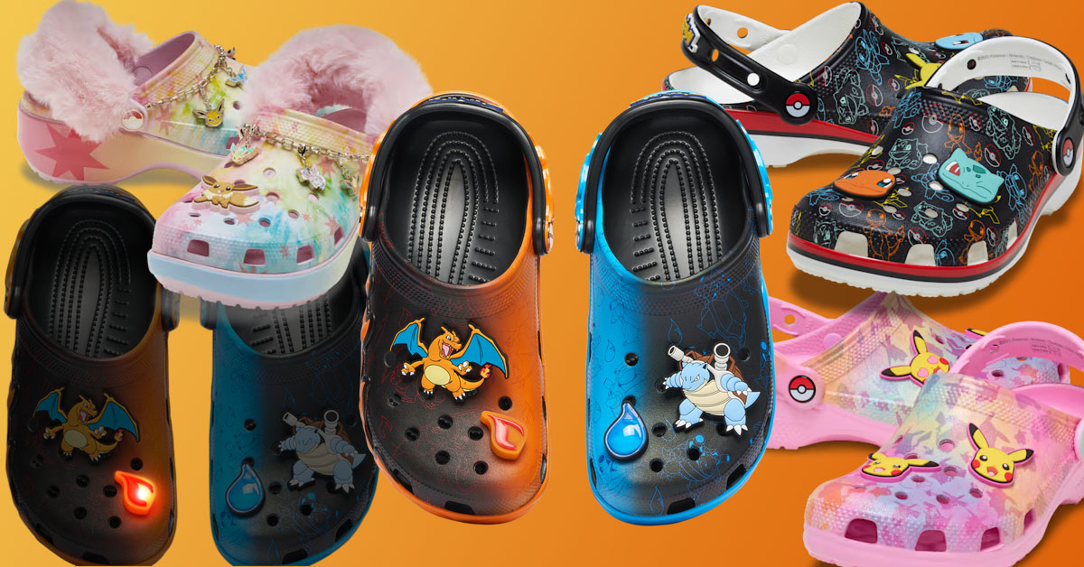 New Pokemon Crocs: Charizard vs Blastoise, Eevee Evolutions, and More ...