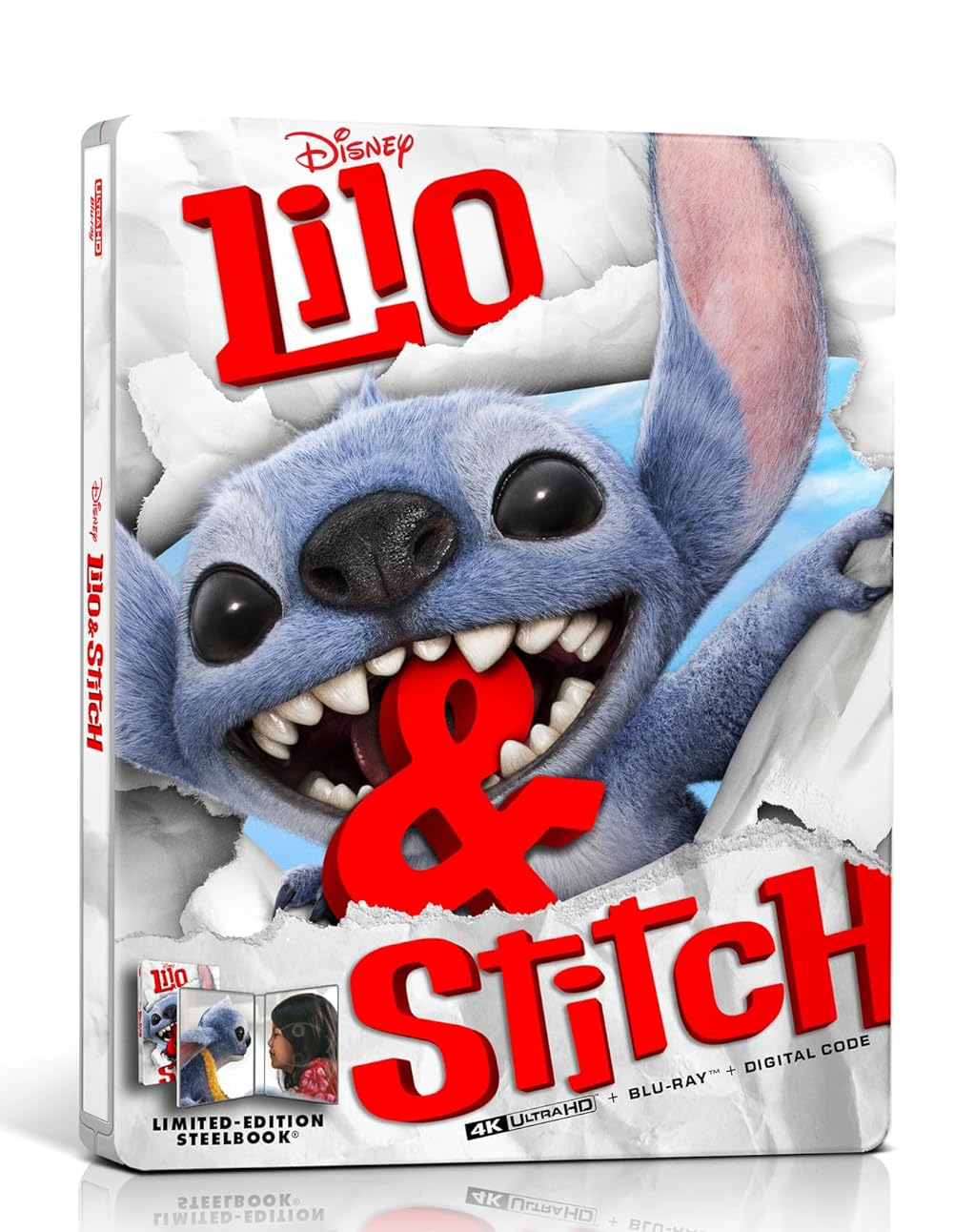 Lilo & Stitch 2025 Live-Action Film Hits 4K Blu-ray With a Steelbook ...