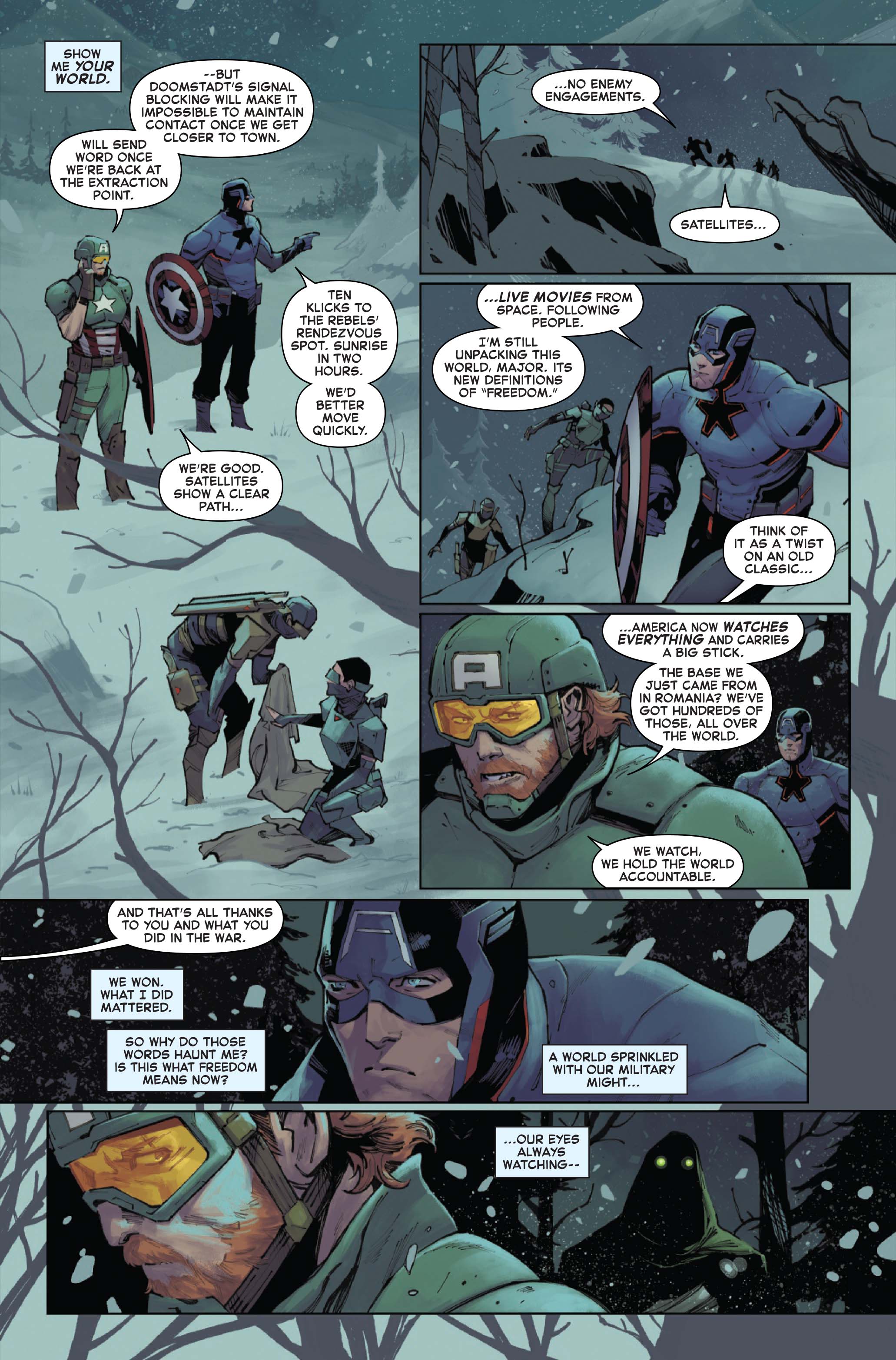 Captain America Goes on First Mission With His Replacement (Exclusive ...