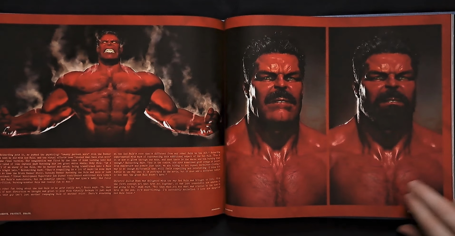 Red Hulk Finally Gets His Glorious Mustache in Captain America 4 ...