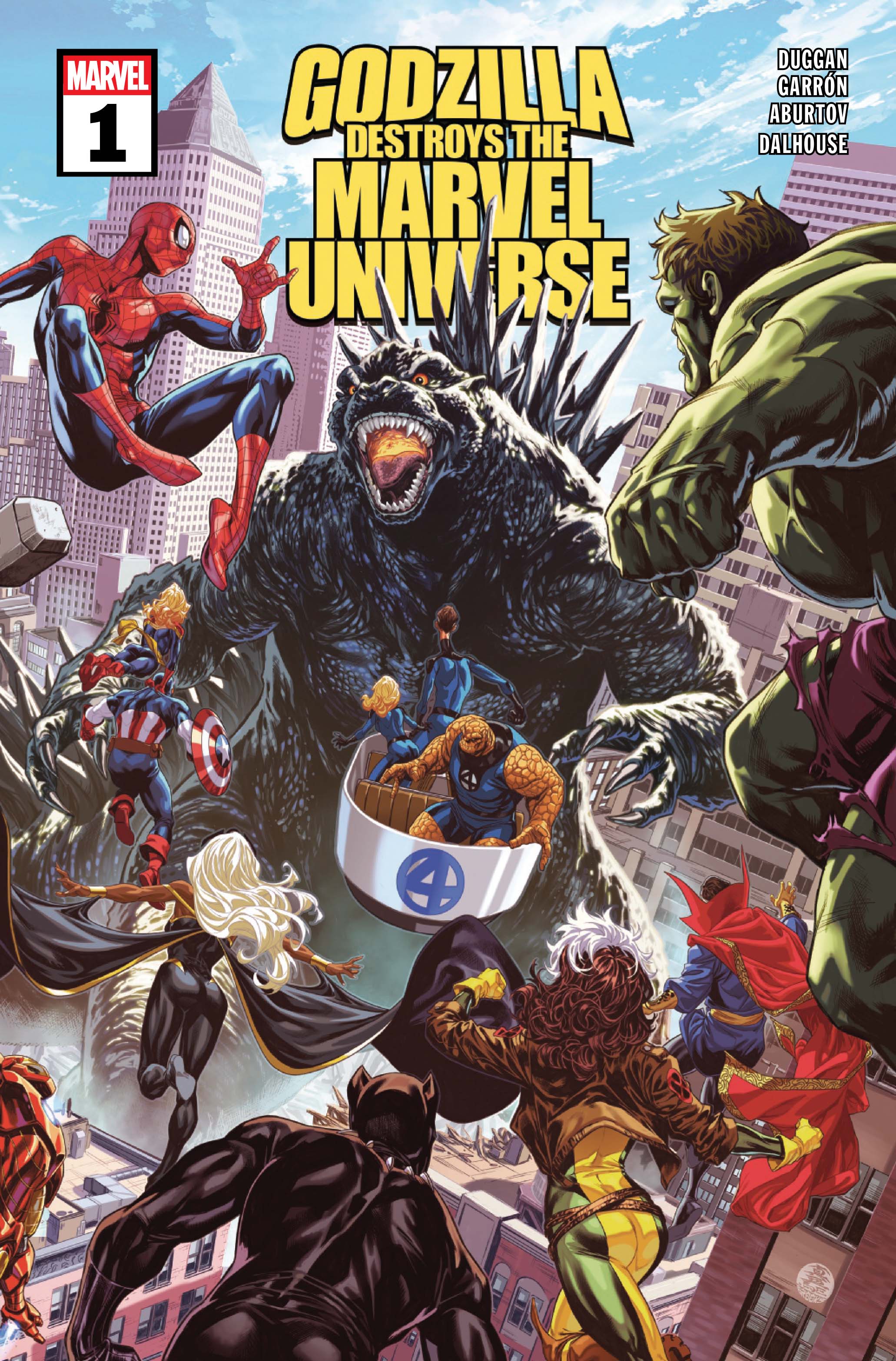 Marvel's Godzilla Crossover Begins With Fantastic Four Showdown ...