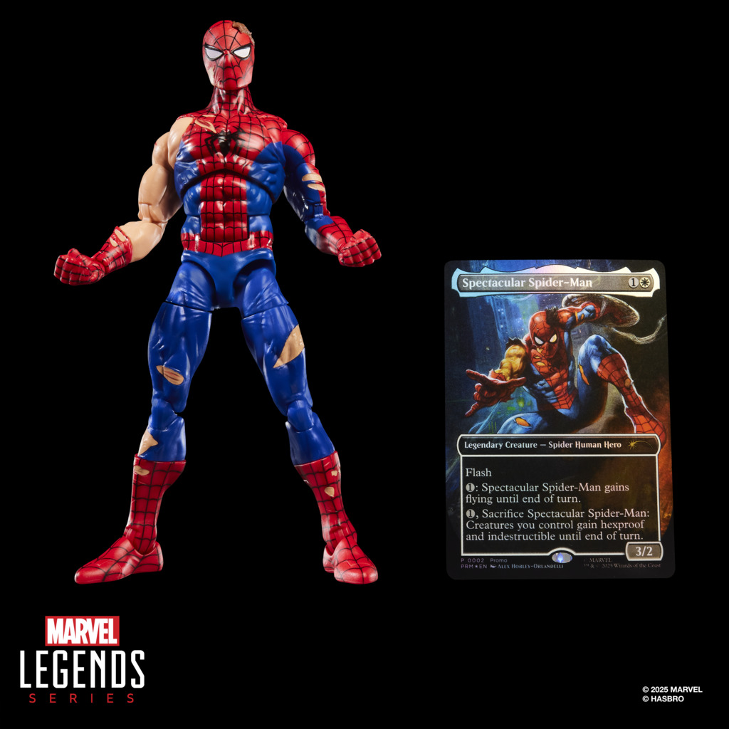 Marvel Legends x Magic The Gathering Spider-Man Crossover Figures Are ...