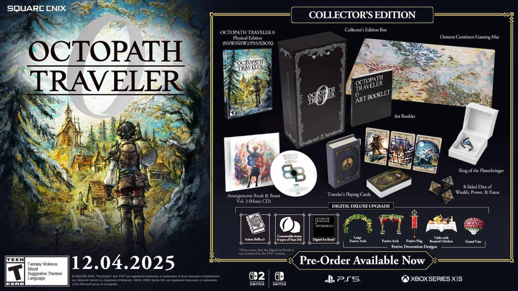 Octopath Traveler Players Need to See This Collector's Edition That Wasn't in the Nintendo Direct
