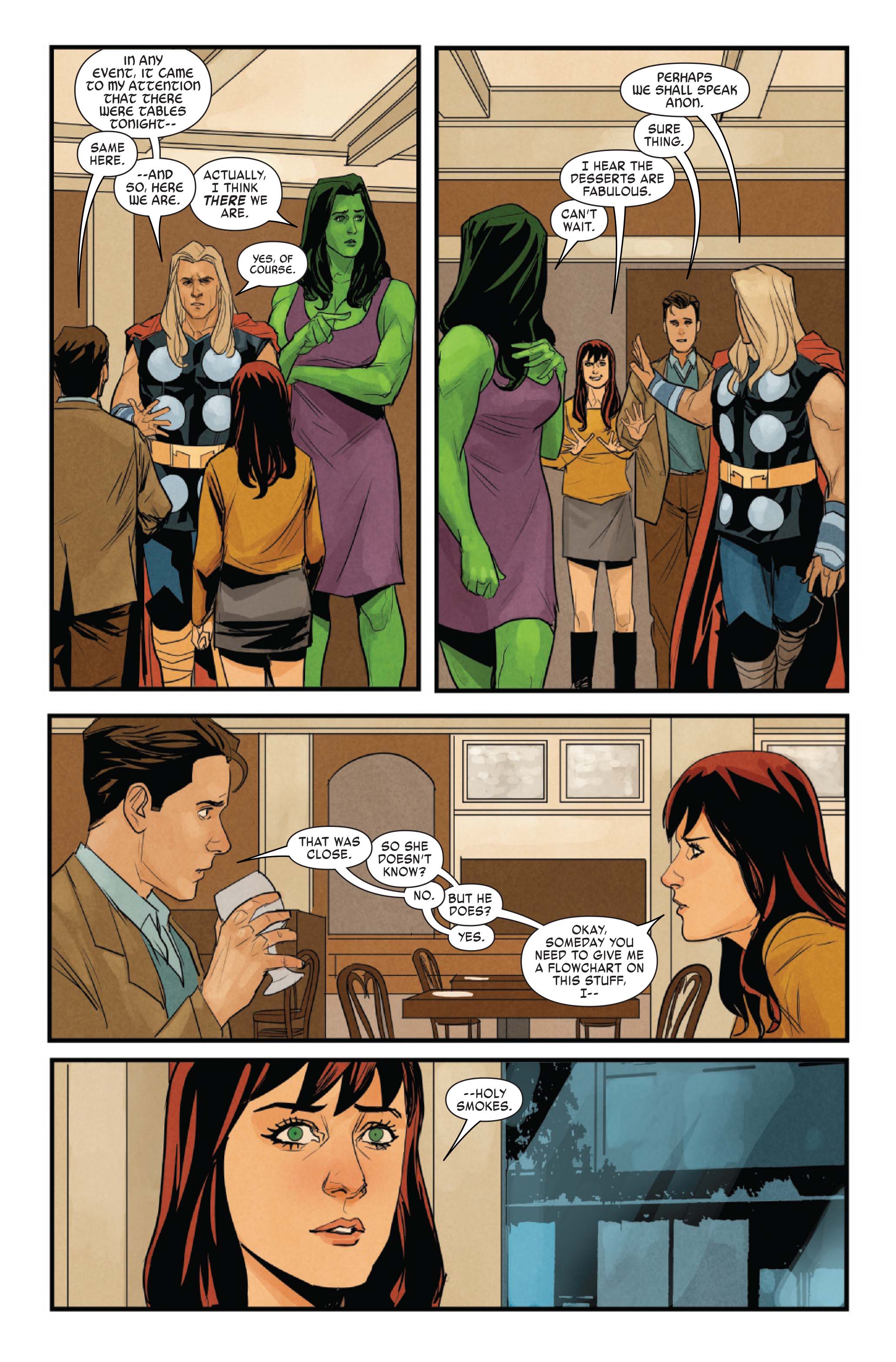 Spider-Man Crashes Thor and She-Hulk's Awkward Dinner Date - ComicBook.com