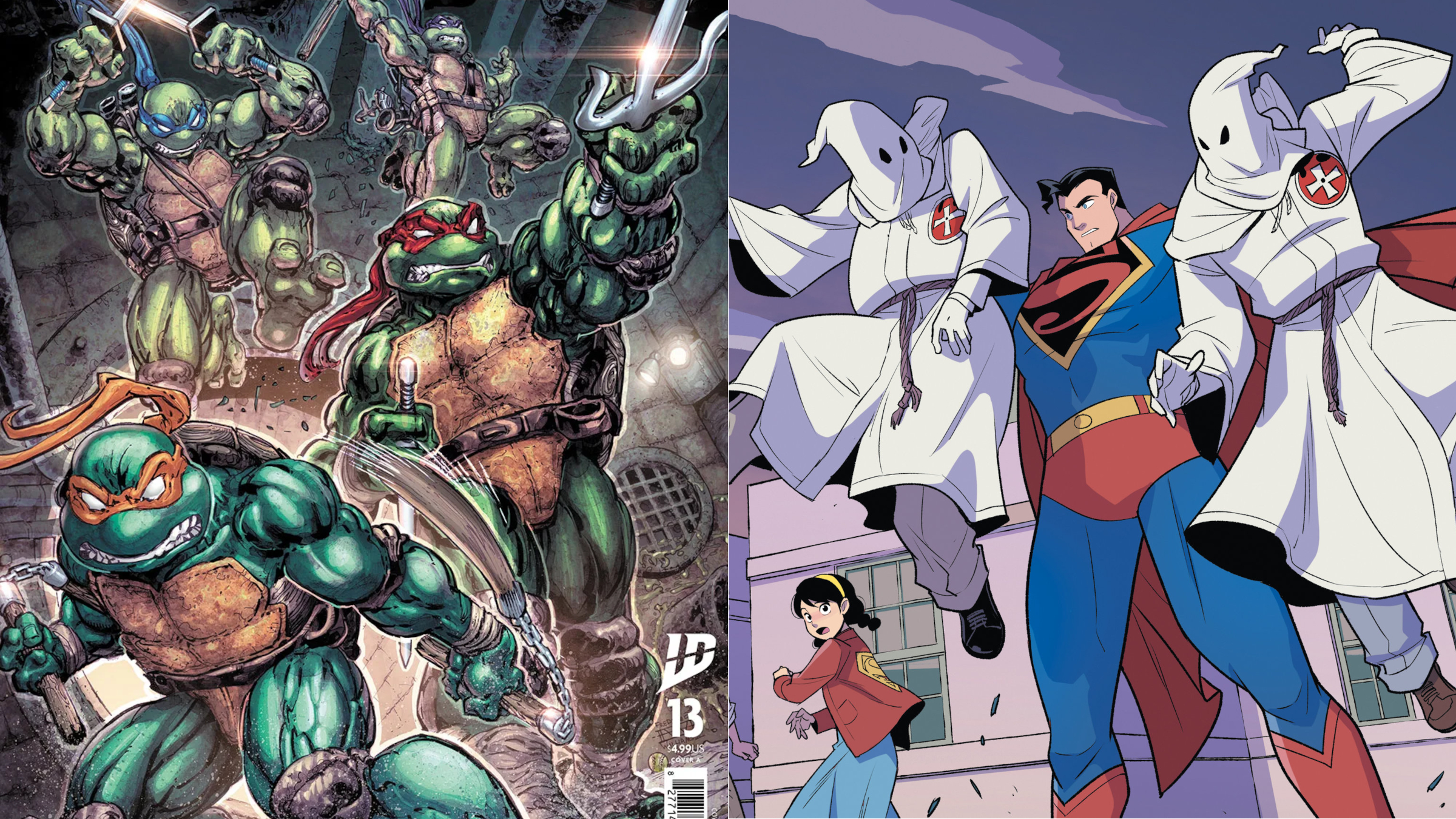 Superman Smashes the Klan Writer Taking Over Teenage Mutant Ninja ...