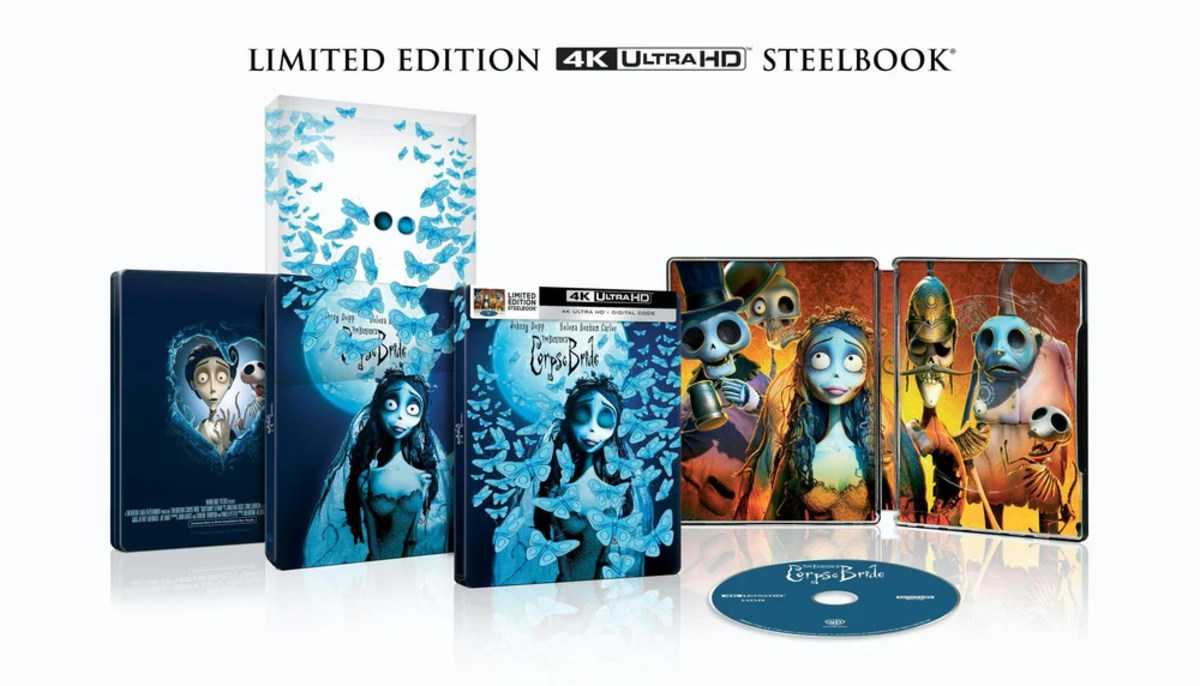 Tim Burton's Corpse Bride 4K Blu-ray Steelbook Details Unveiled ...