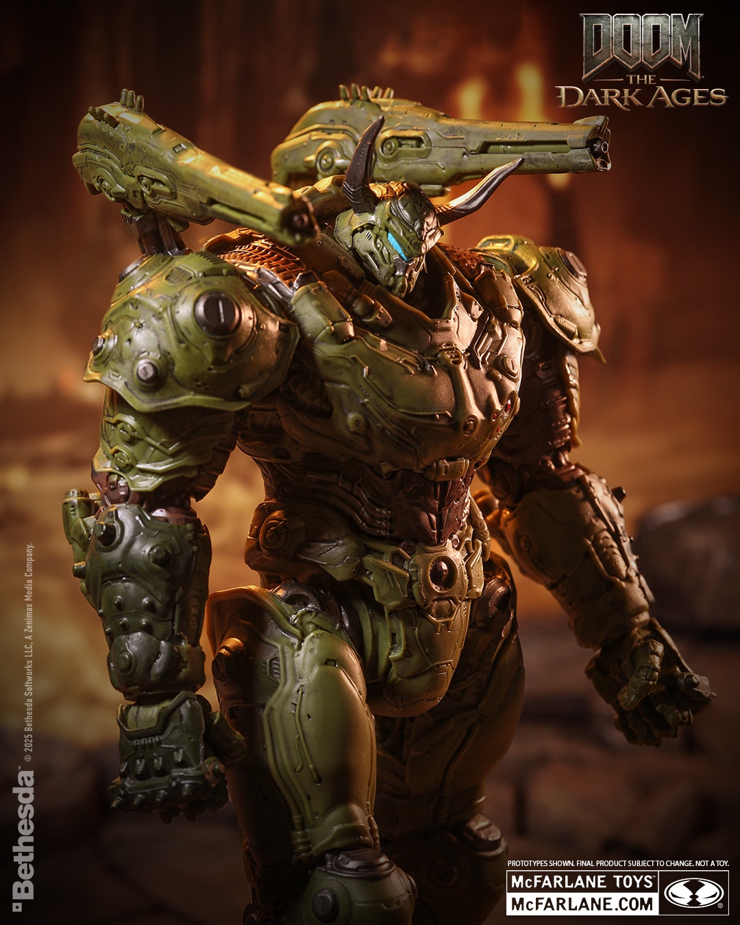 McFarlane Toys DOOM: The Dark Ages 12-Inch Doom Slayer Atlan Figure Is ...