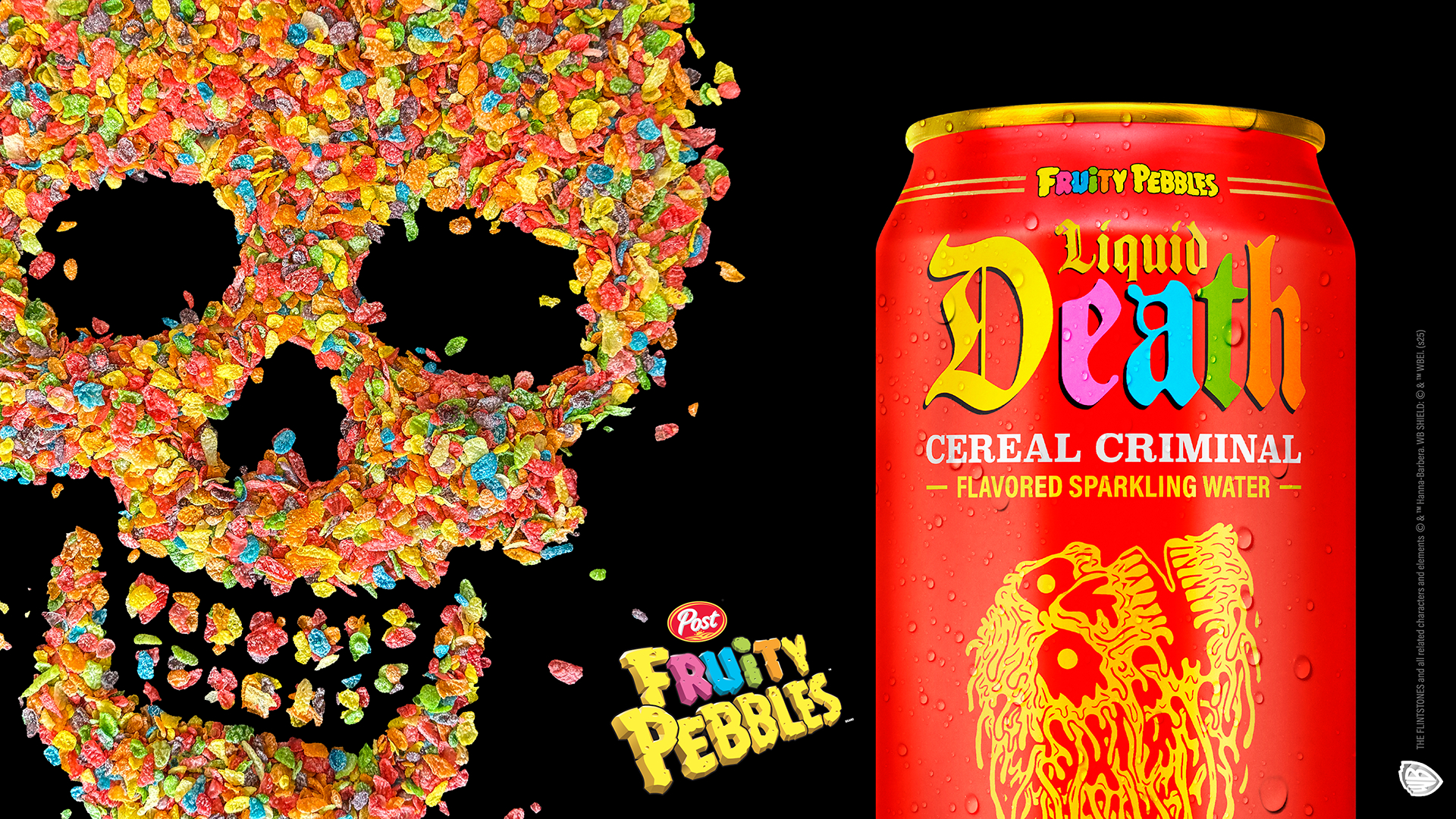 Liquid Death Cereal Criminal Sparkling Water Tastes Like Fruity Pebbles ...
