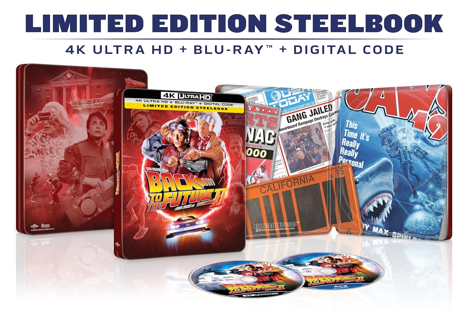 Back to the Future 40th Anniversary 4K Blu-ray Steelbook Gift Set Is Back In Stock - ComicBook.com