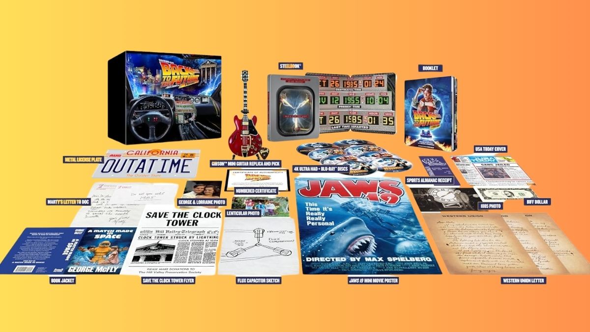 Back to the Future 40th Anniversary 4K Blu-ray Steelbooks Launch, Including a Flux Capacitor Box ...