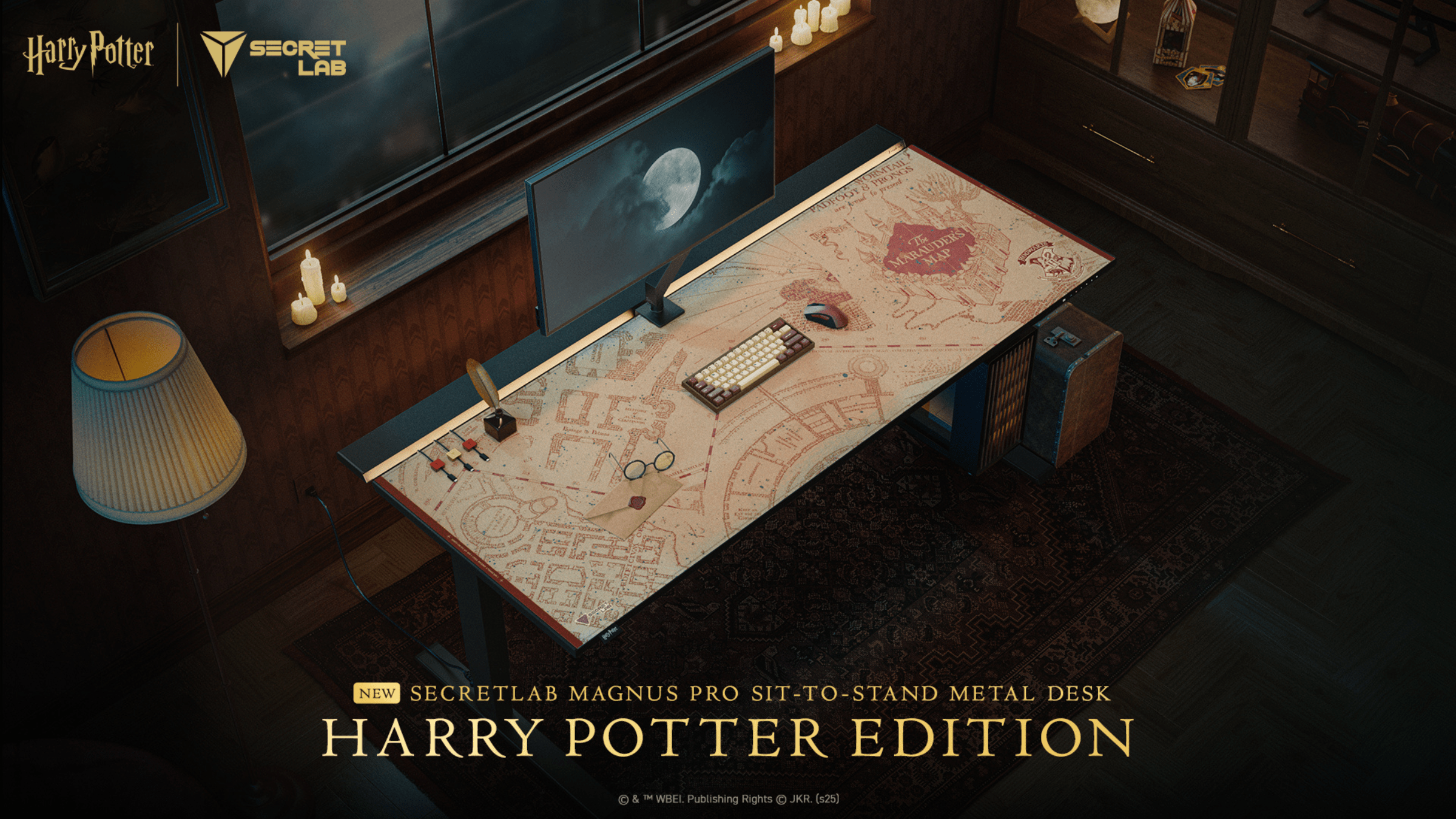 Secretlab Launches a Harry Potter Marauder's Map Desk For Back to ...