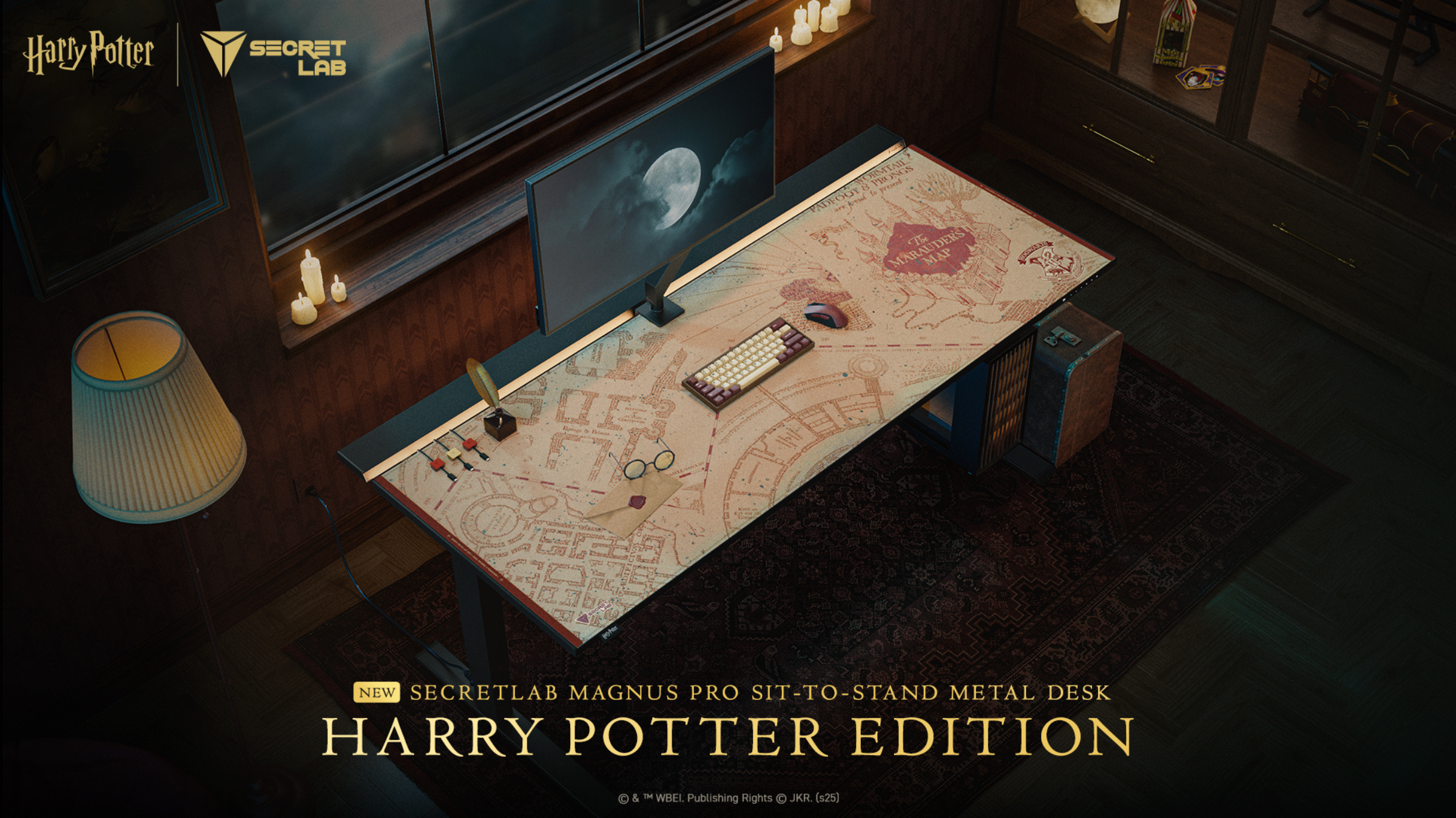 Secretlab Launches a Harry Potter Marauder's Map Desk For Back to ...
